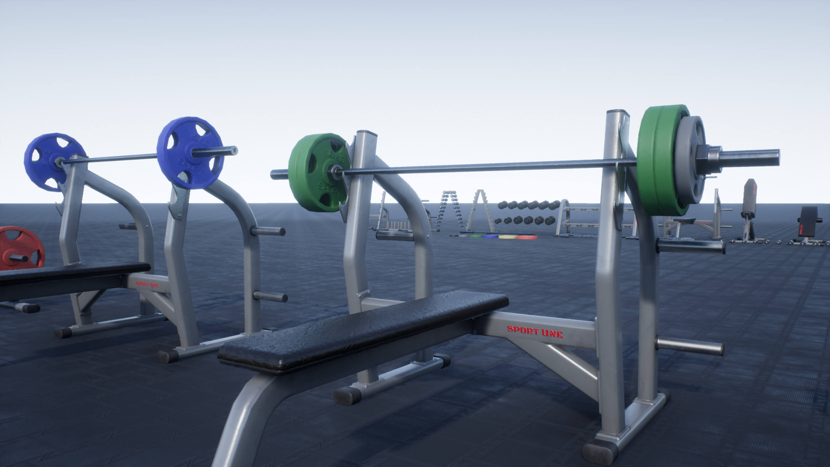 Gym Props Pack 01 - 3D Model by YuriBarinov