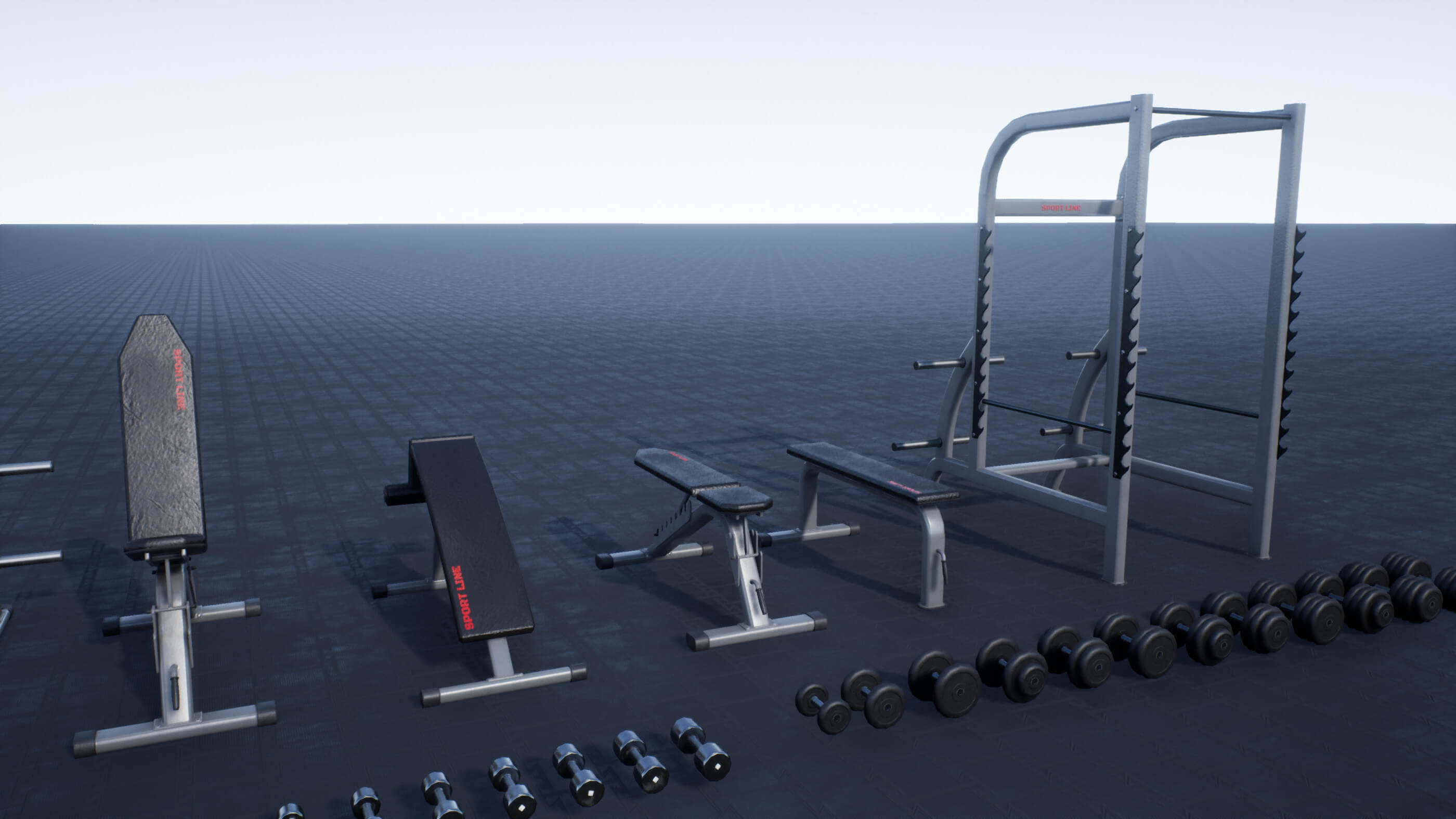 Gym Props Pack 01 - 3D Model by YuriBarinov