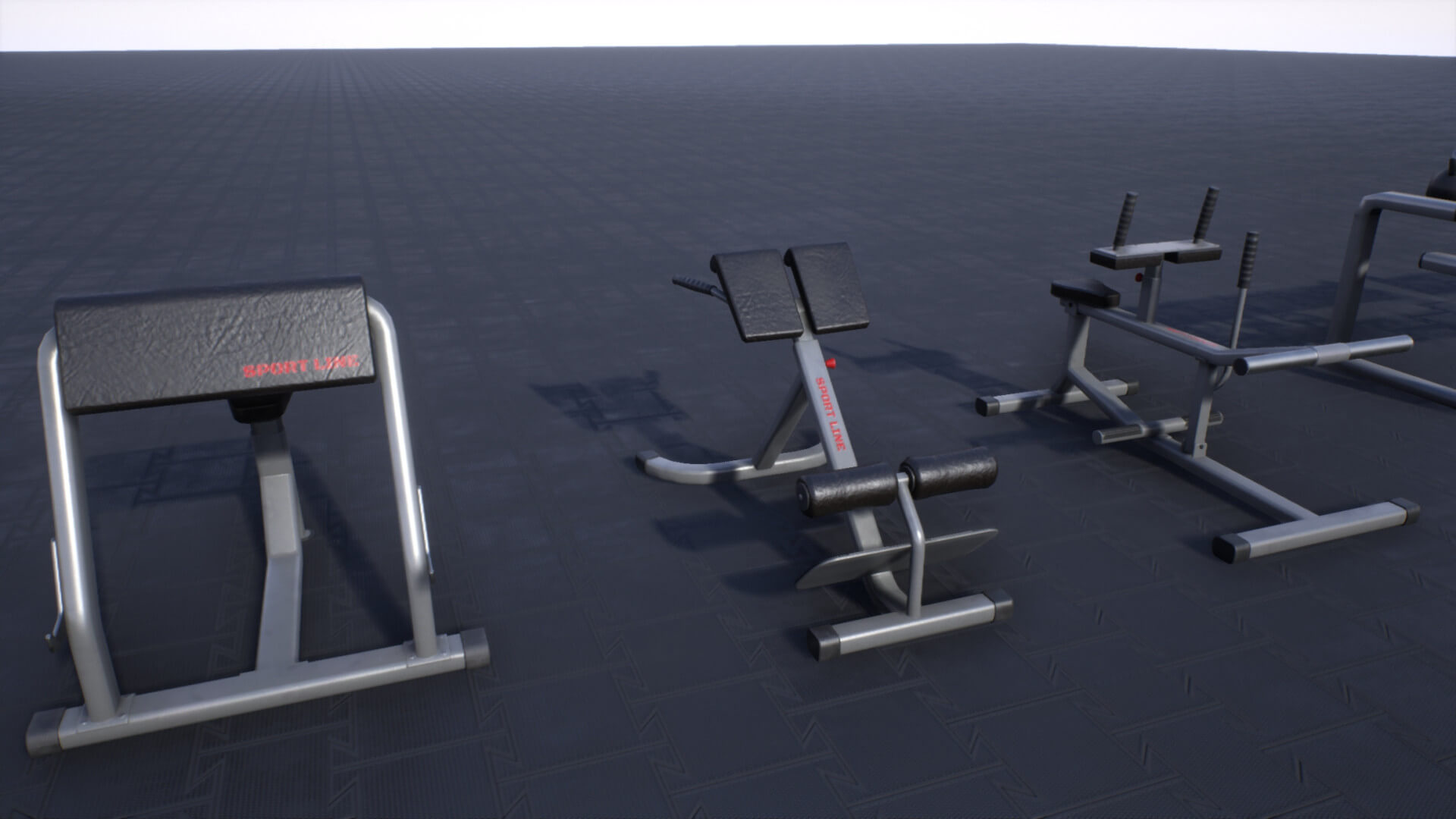 Gym Props Pack 02 PBR Game Ready - 3D Model by YuriBarinov