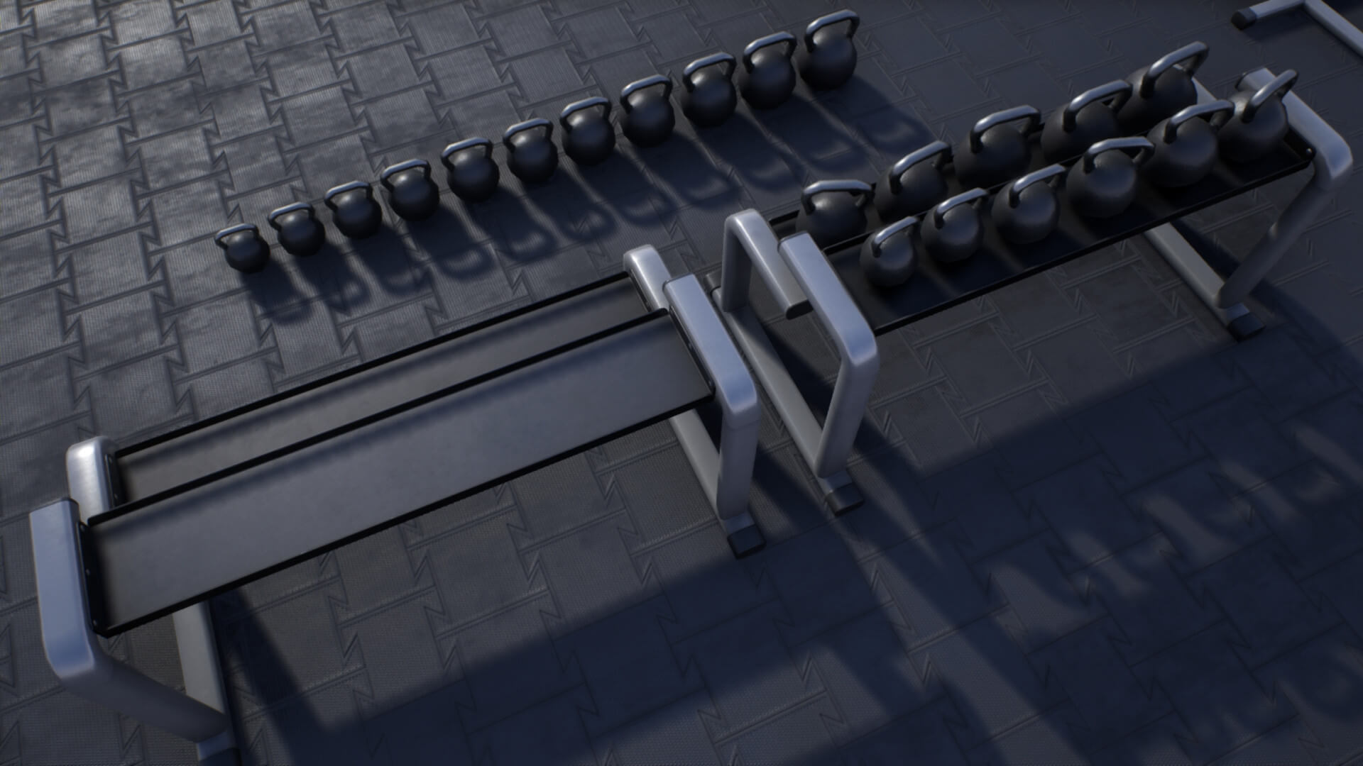 Gym Props Pack 02 PBR Game Ready - 3D Model by YuriBarinov