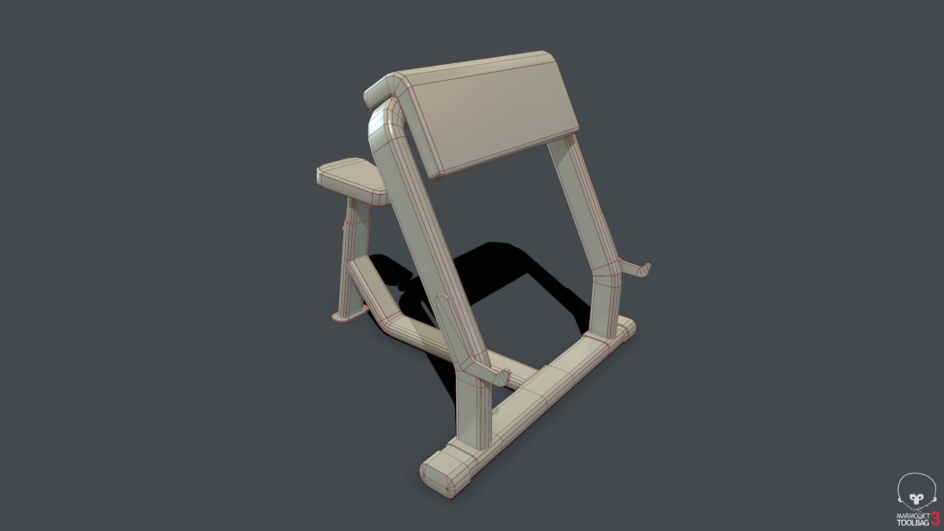 Gym Props Pack 02 PBR Game Ready - 3D Model by YuriBarinov