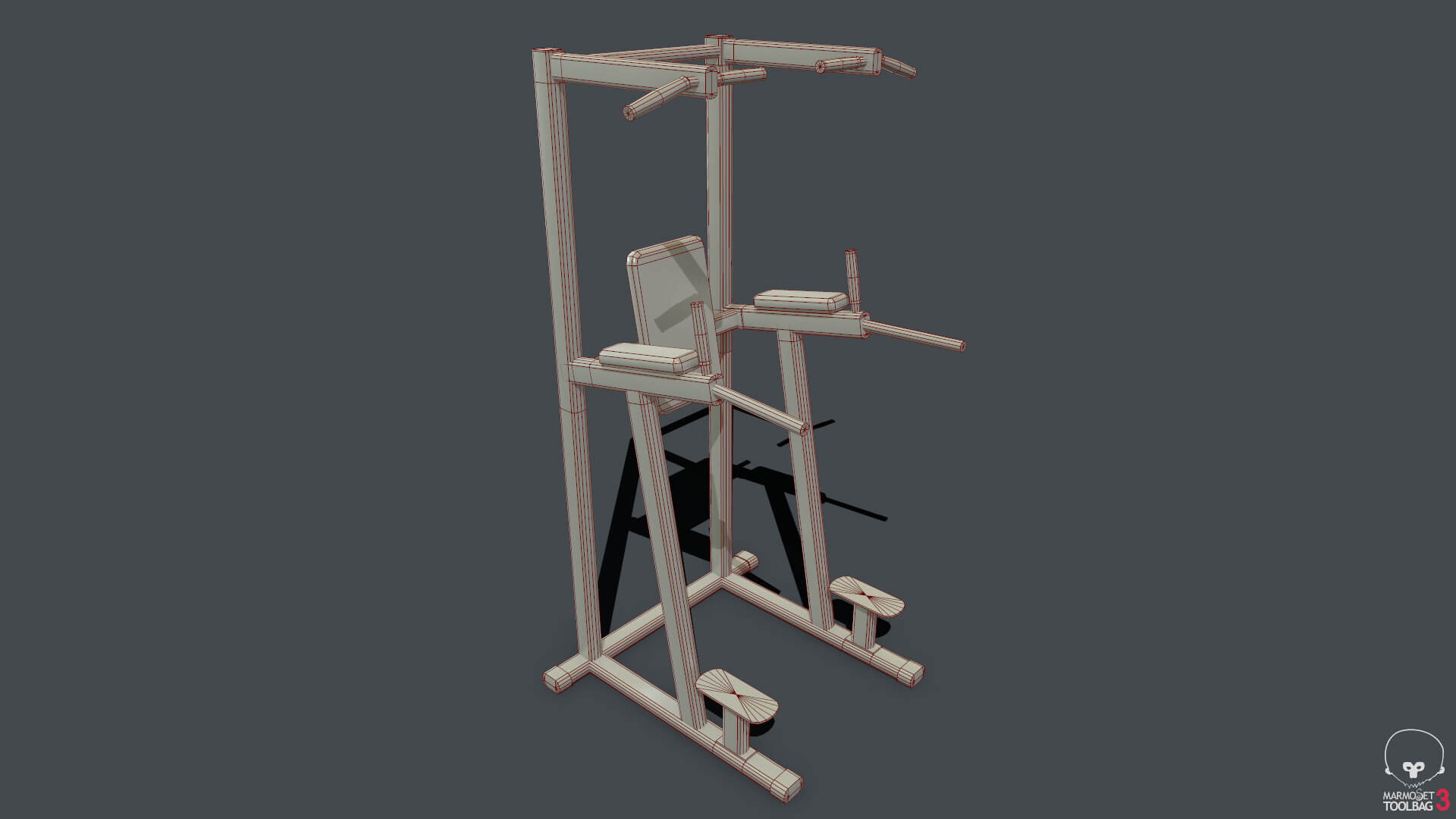 Gym Props Pack 02 PBR Game Ready - 3D Model by YuriBarinov
