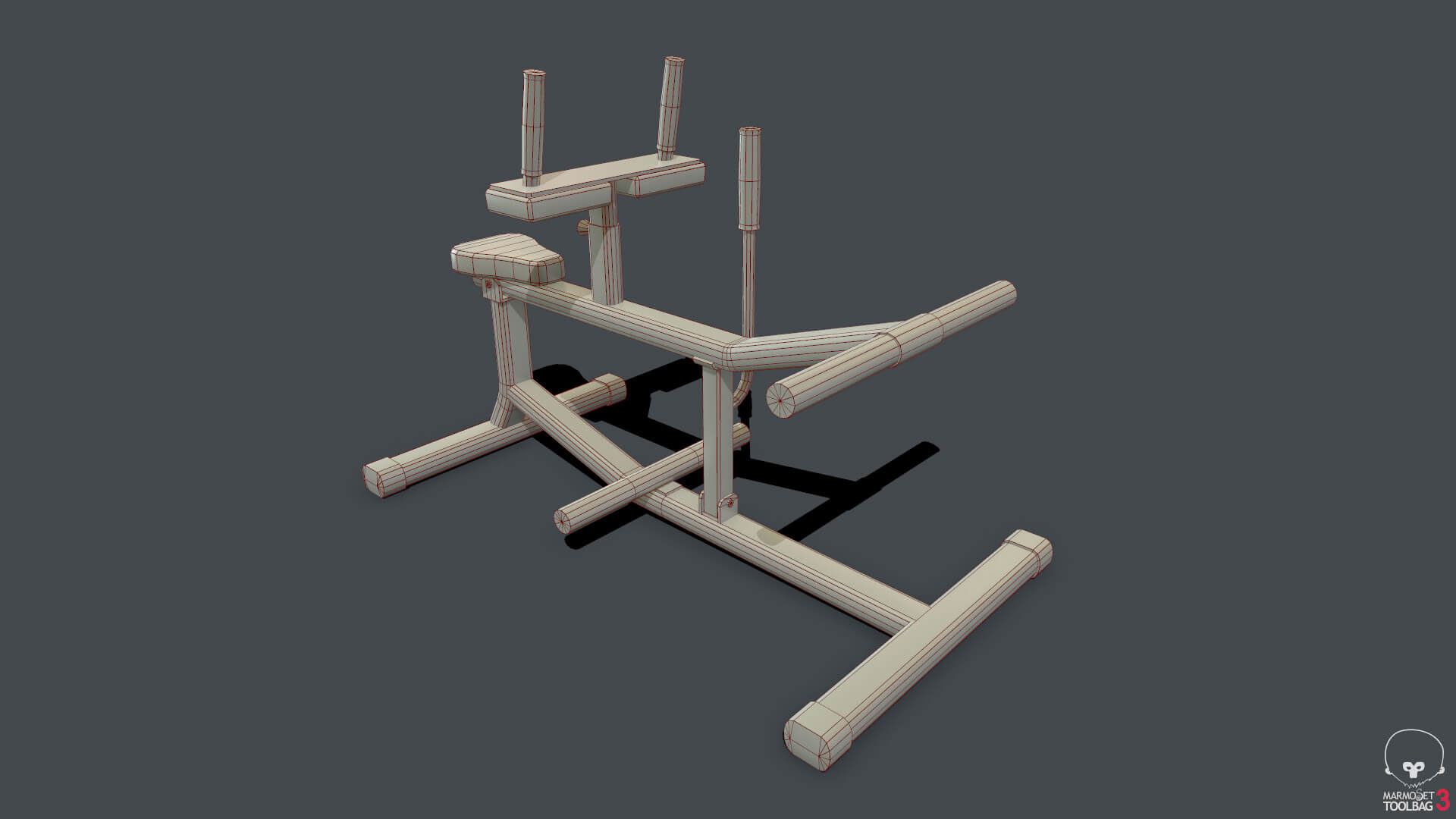 Gym Props Pack 02 PBR Game Ready - 3D Model by YuriBarinov