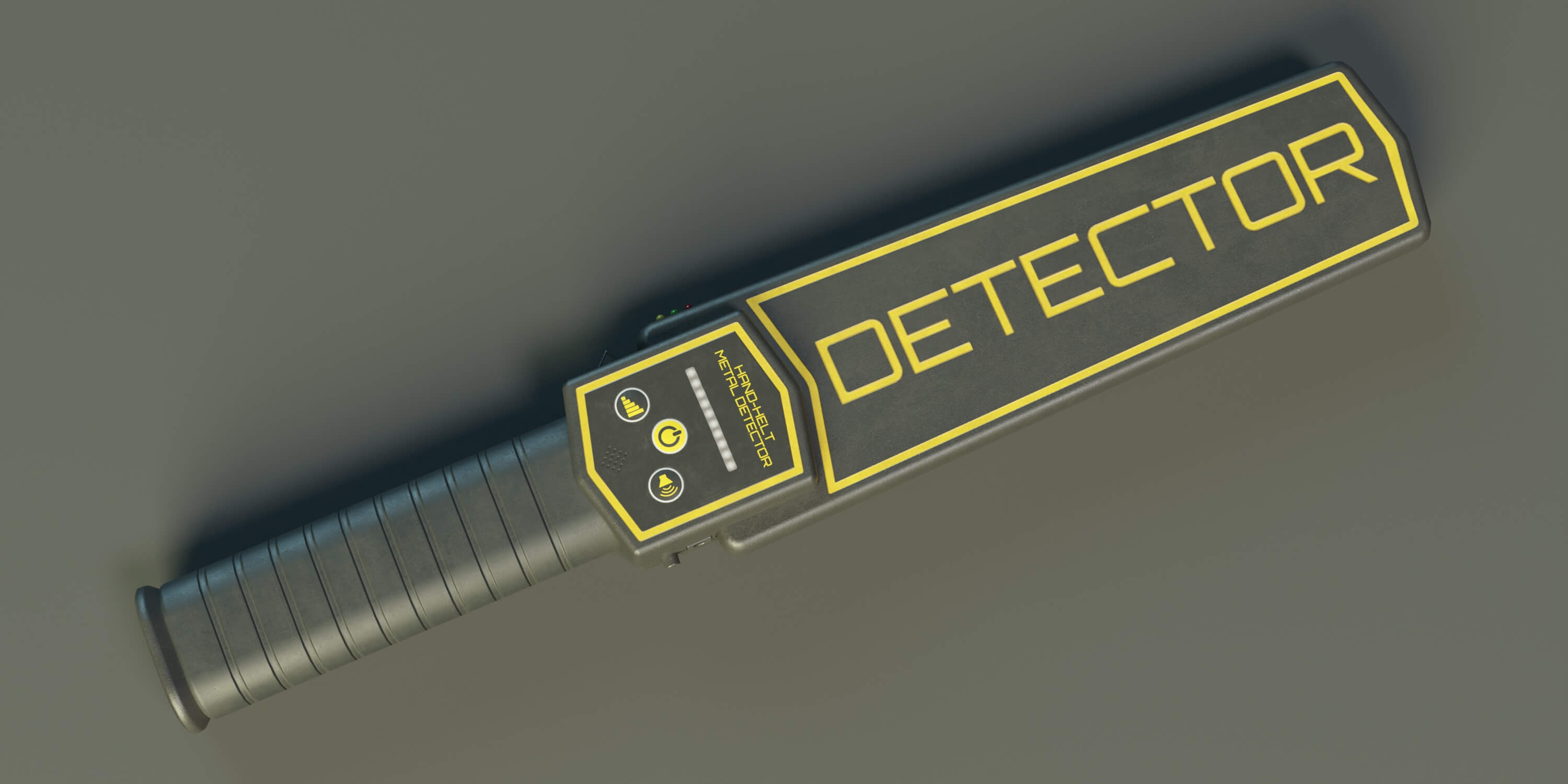 Handheld Metal Detector PBR - 3D Model by YuriBarinov