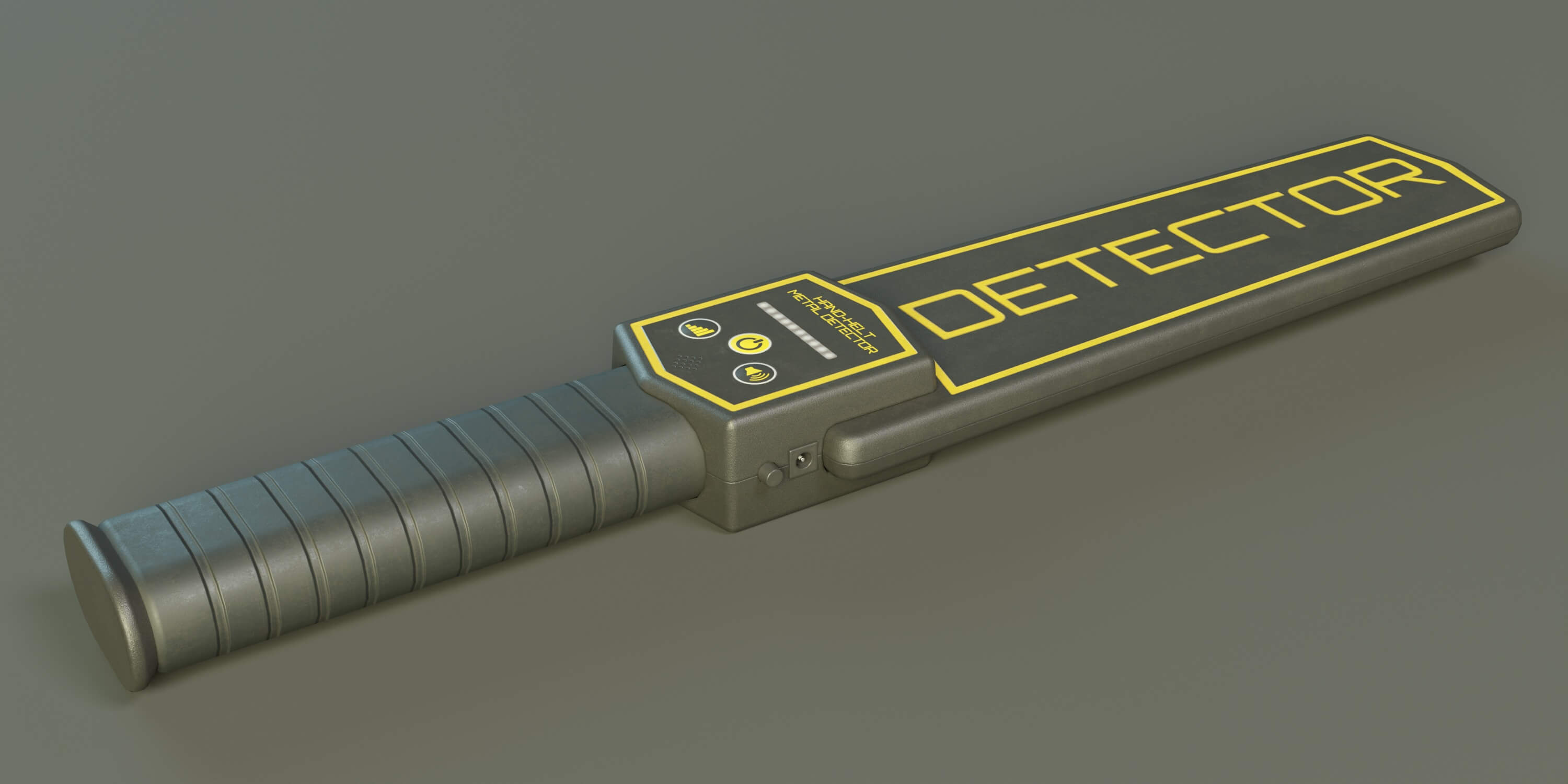 Handheld Metal Detector PBR - 3D Model by YuriBarinov