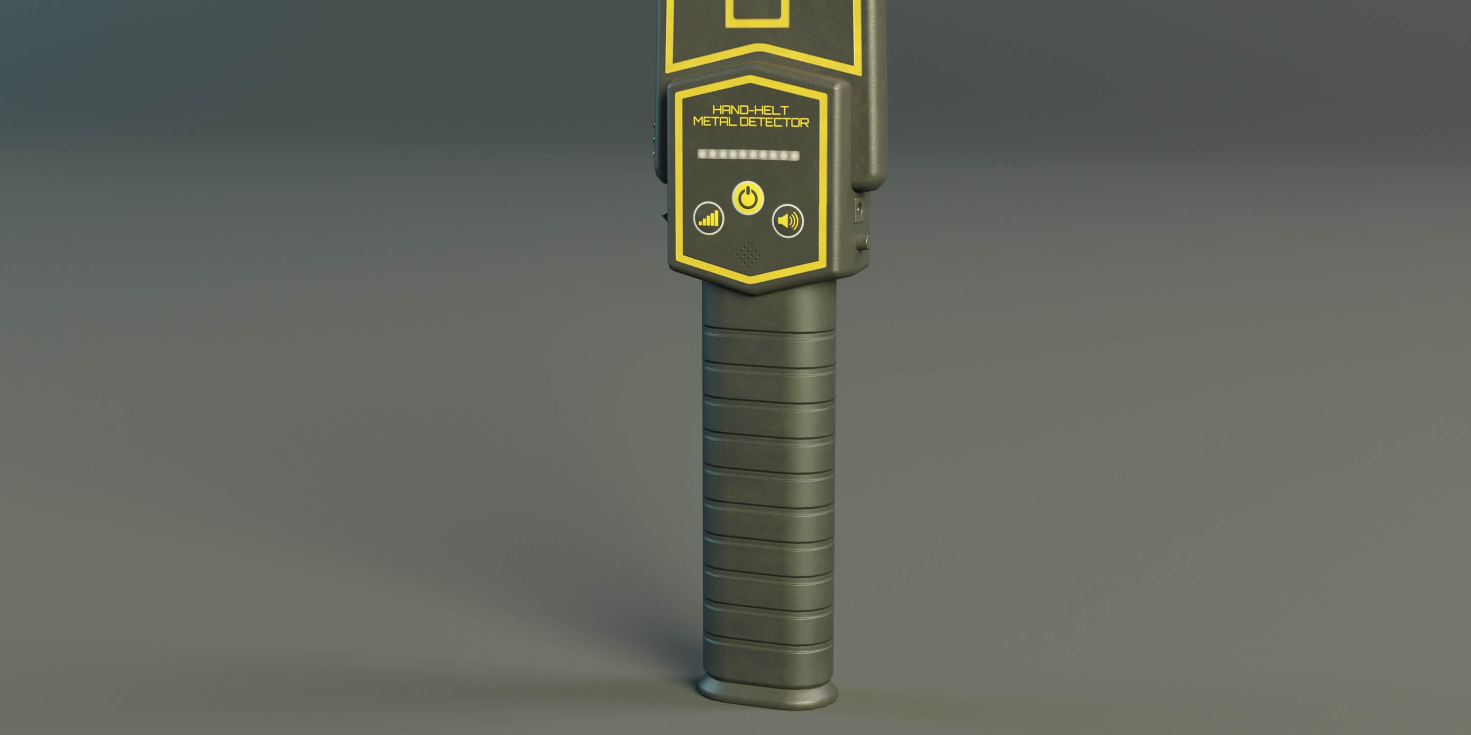 Handheld Metal Detector PBR - 3D Model by YuriBarinov
