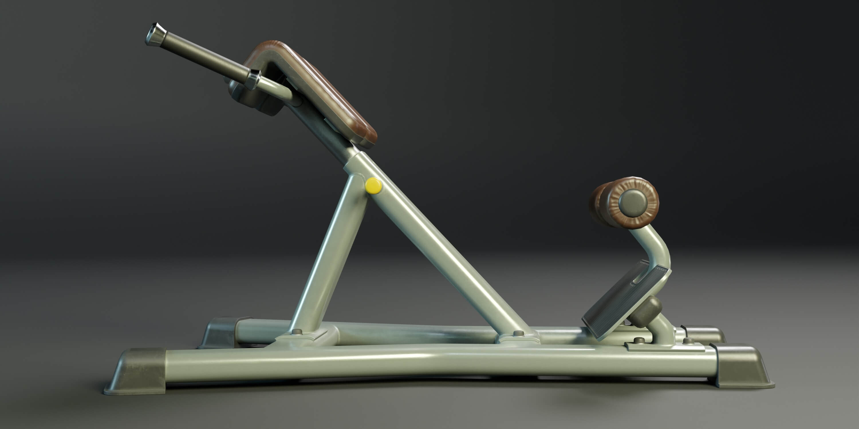 Hyperextension Bench PBR - 3D Model by YuriBarinov
