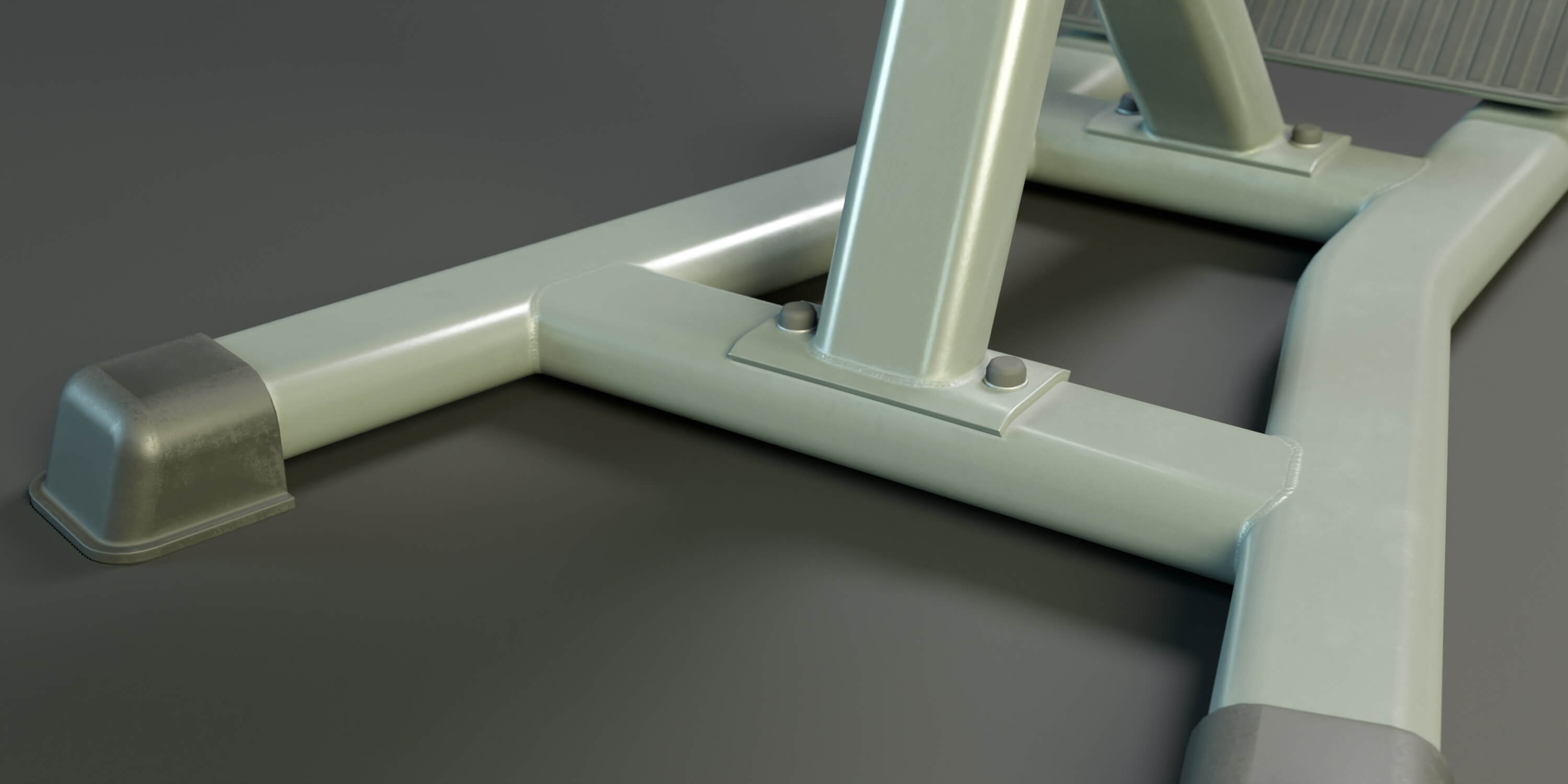 Hyperextension Bench PBR - 3D Model by YuriBarinov