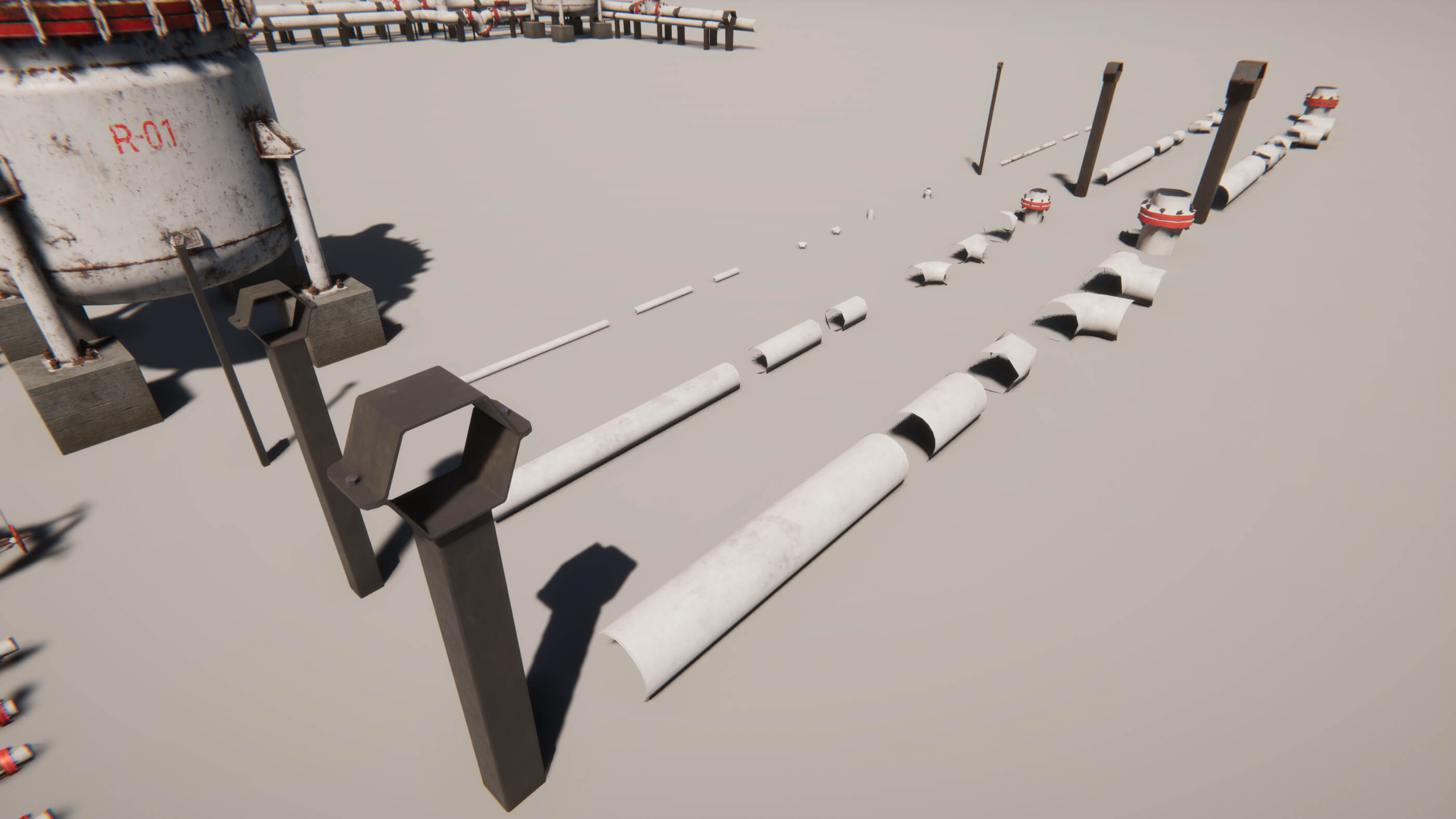 Industrial Agitated Reactor PBR Game Ready - 3D Model by YuriBarinov