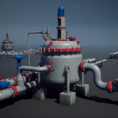 3D Models | Industrial | Reactors | RenderHub