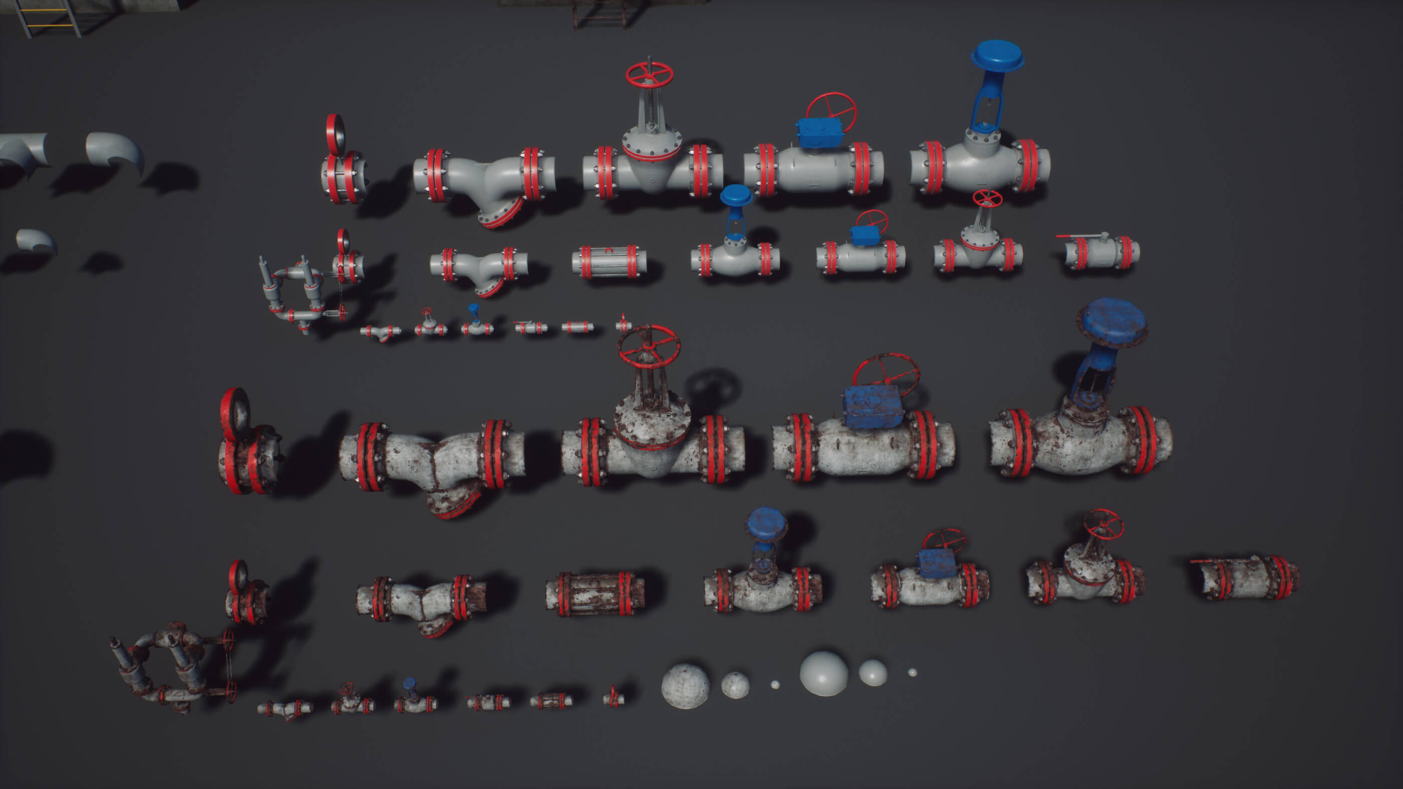 Industrial Vertical Vessel PBR Game Ready - 3D Model by YuriBarinov