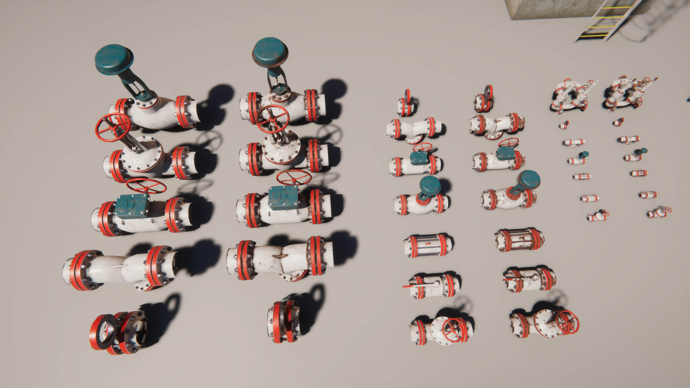 Industrial Vertical Vessel PBR Game Ready - 3D Model by YuriBarinov