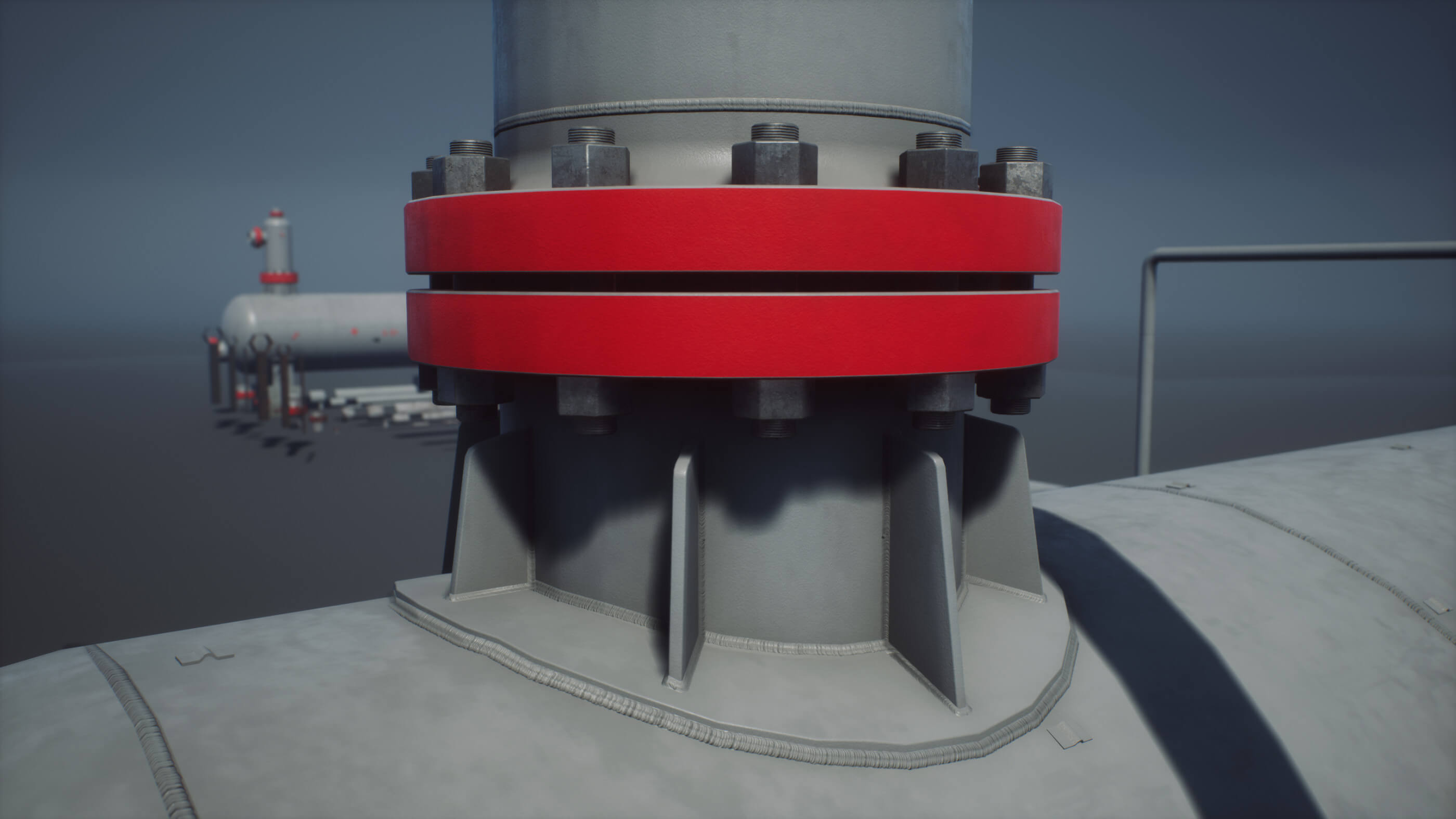 Industrial Vessel Separator PBR Game Ready - 3D Model by YuriBarinov