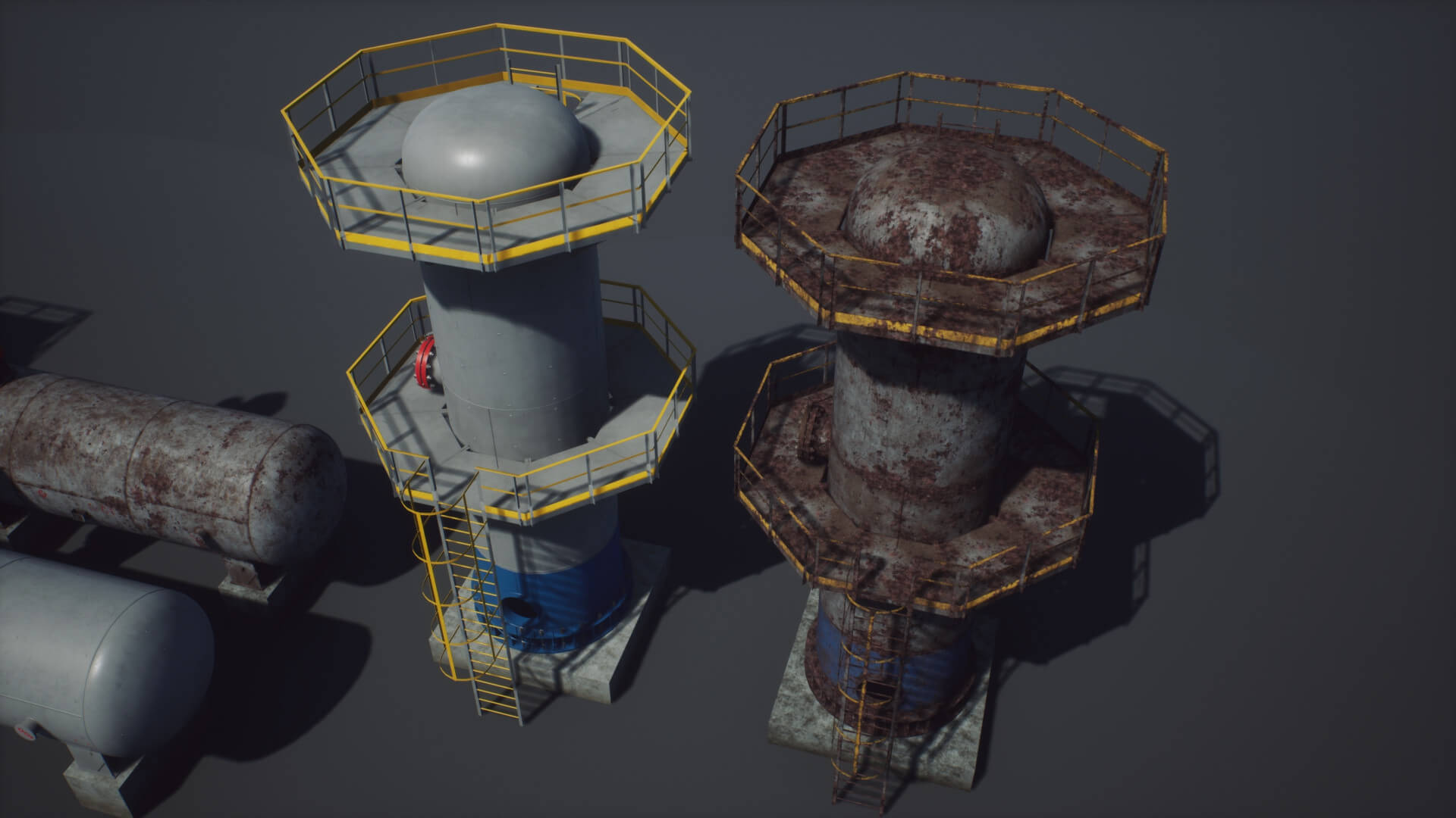 Industrial Vessels Pack - 3D Model by YuriBarinov