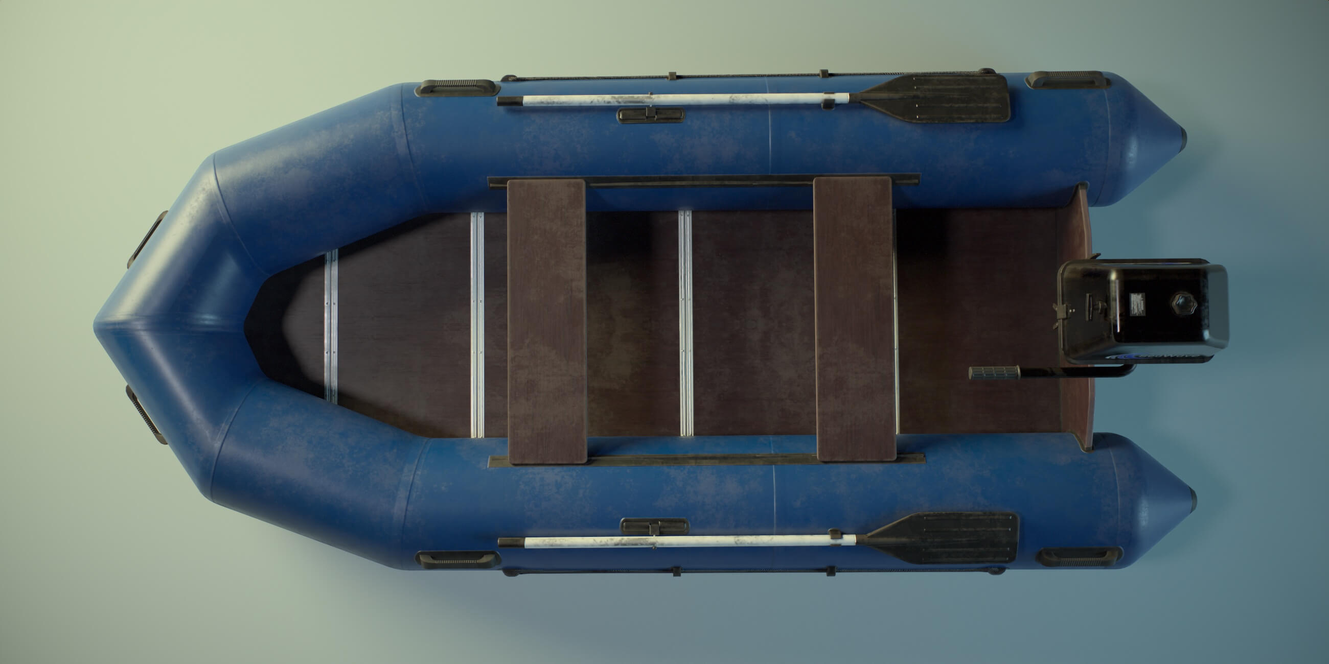 Inflatable Boat PBR - 3D Model by YuriBarinov