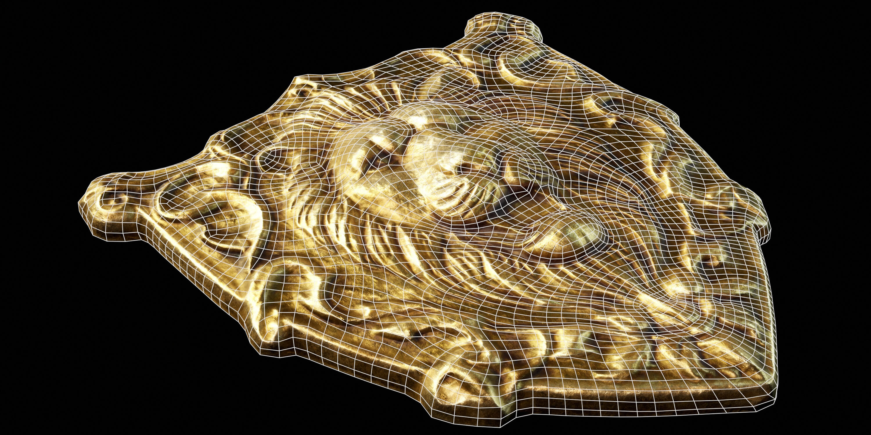 Lion Heraldic Emblem PBR - 3D Model by YuriBarinov