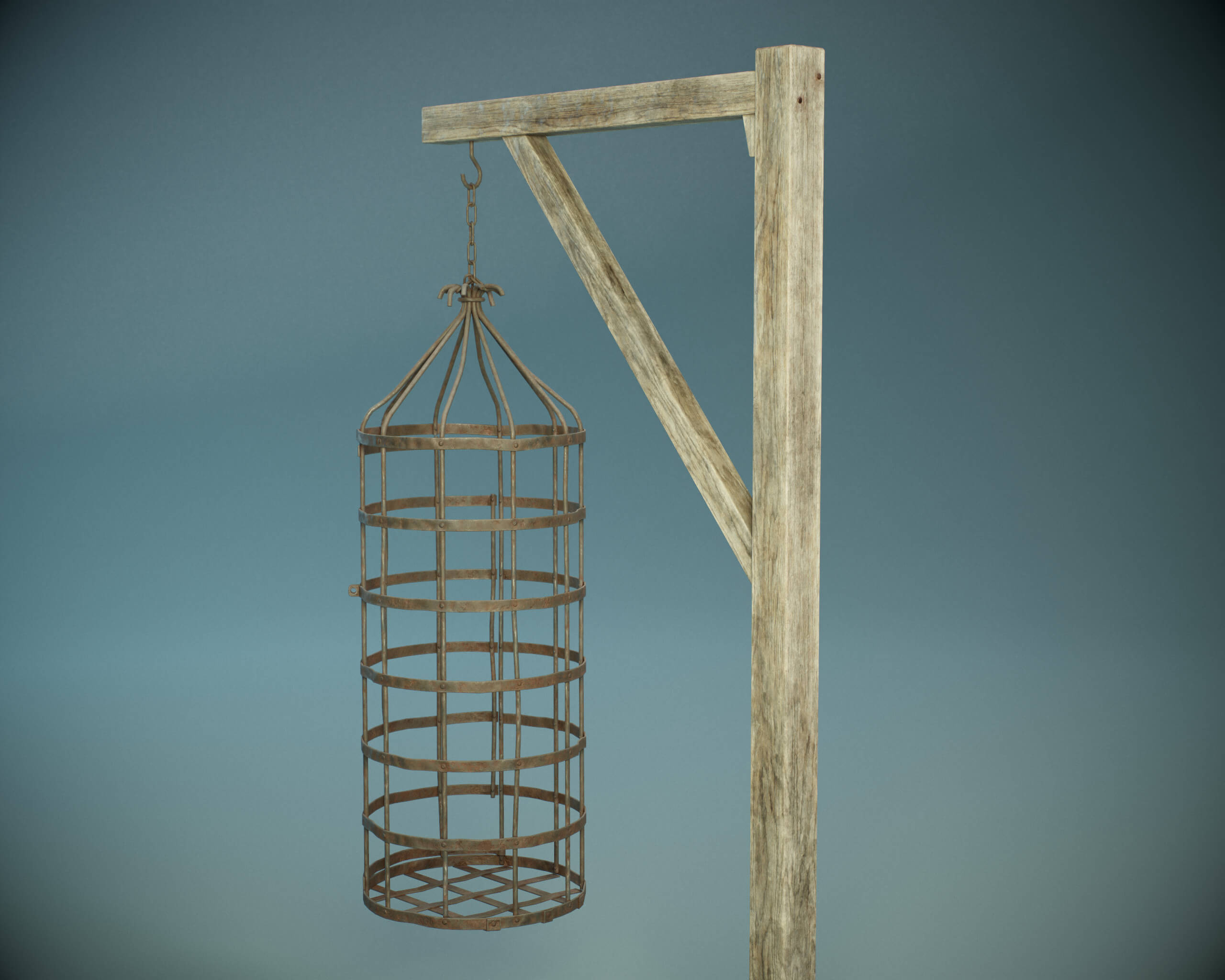 Medieval Cage - 3D Model by YuriBarinov