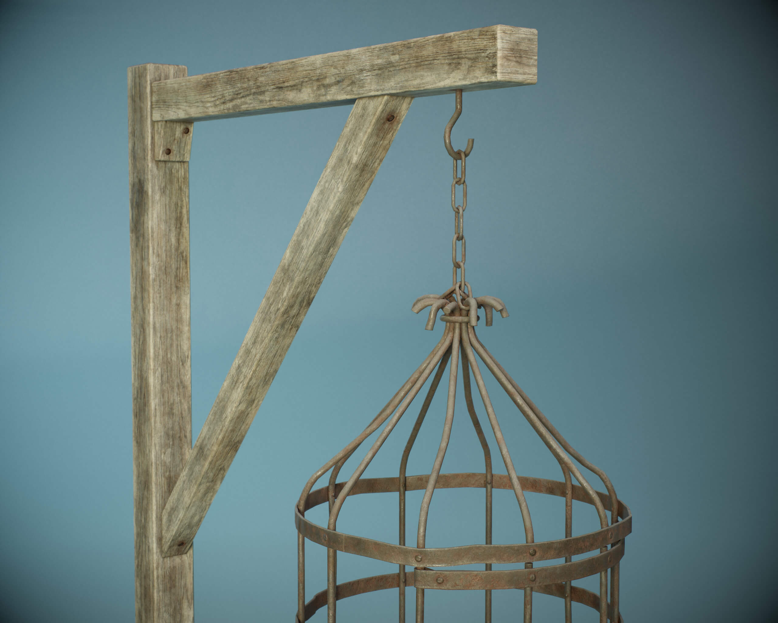 Medieval Cage - 3D Model by YuriBarinov