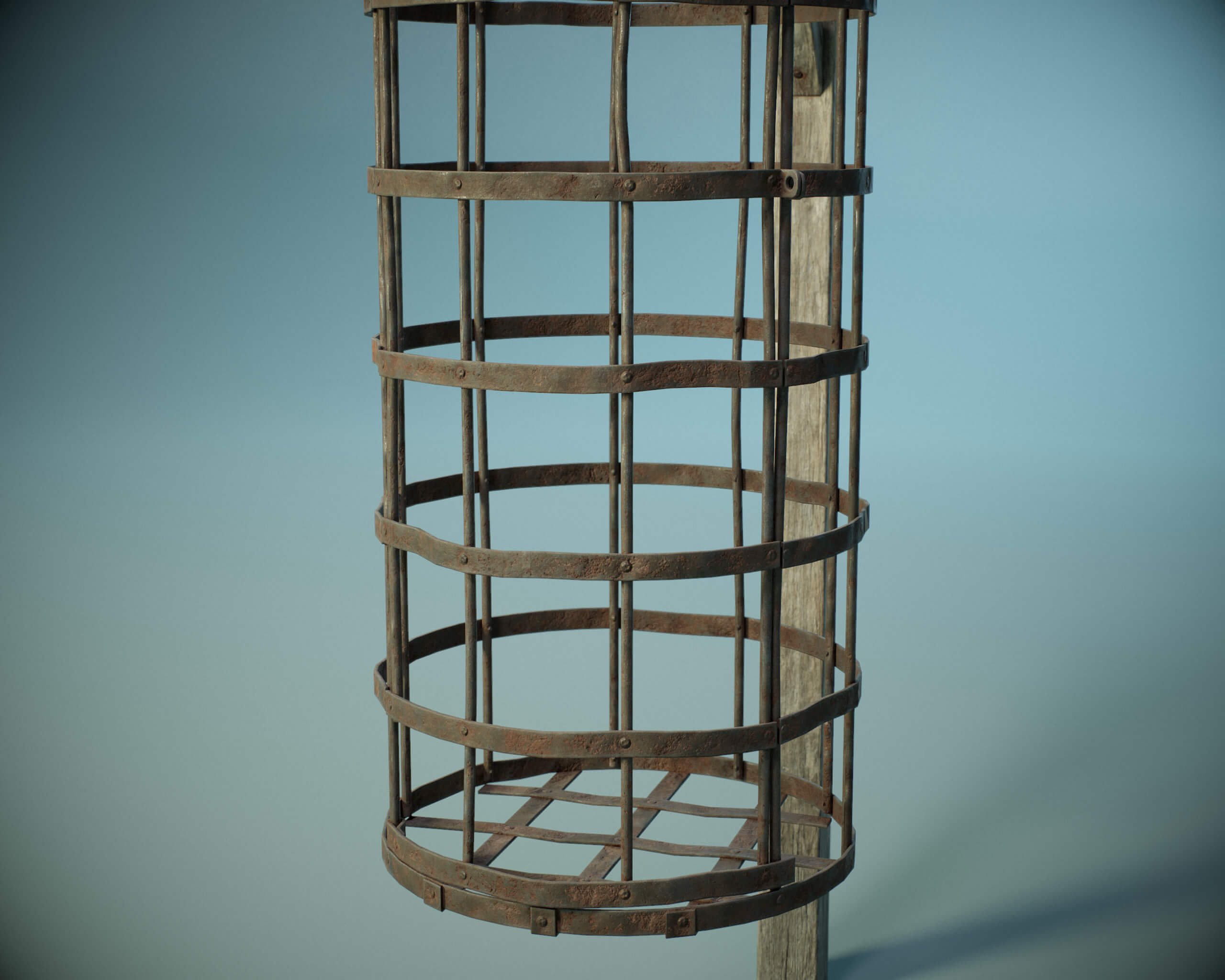 Medieval Cage - 3D Model by YuriBarinov
