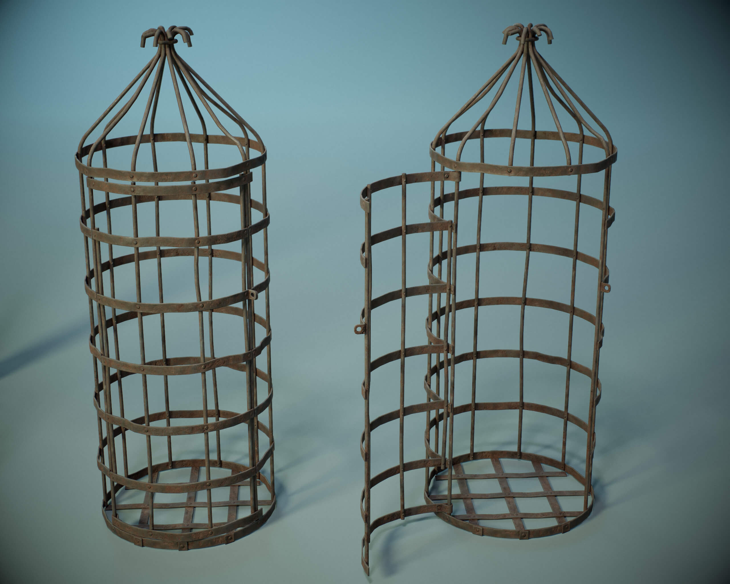 Medieval Cage - 3D Model by YuriBarinov