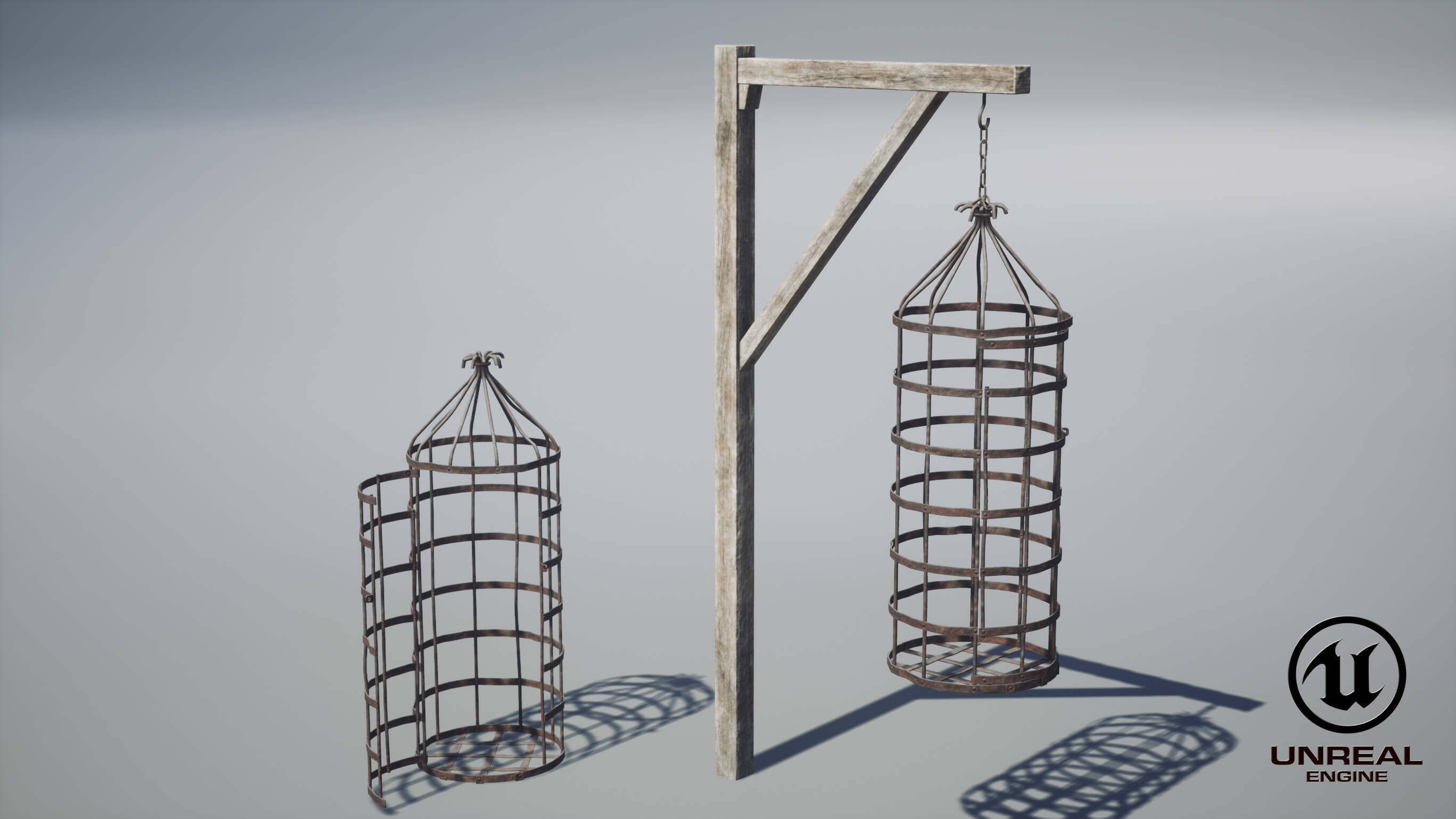 Medieval Cage - 3D Model by YuriBarinov