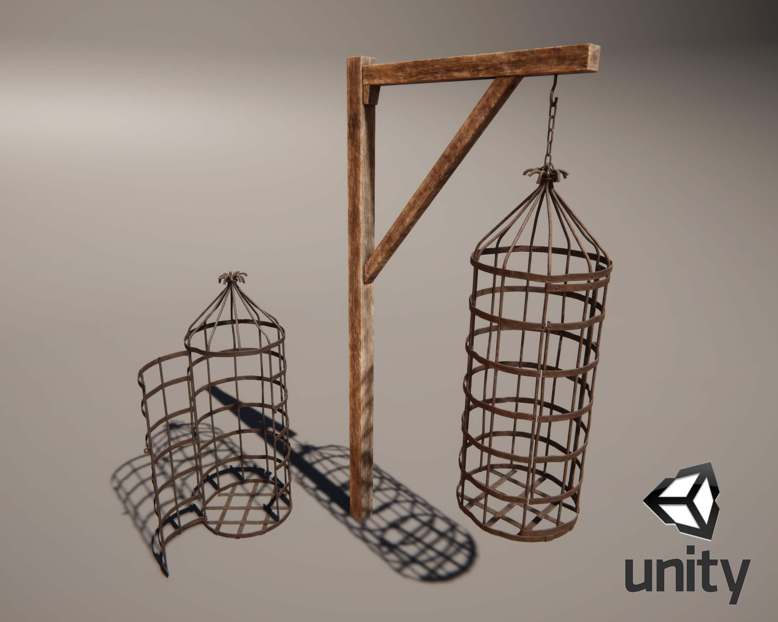 Medieval Cage - 3D Model by YuriBarinov