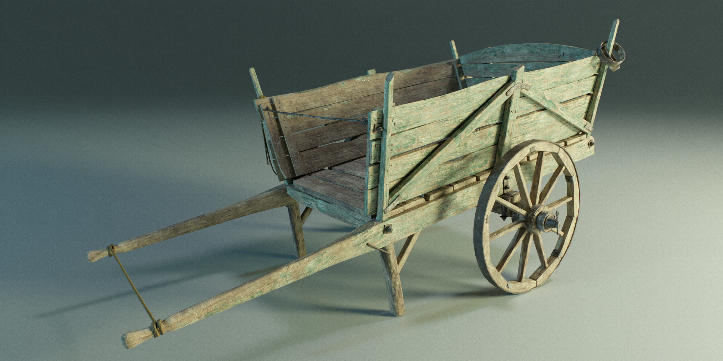 Medieval Carts Pack PBR Game Ready - 3D Model by YuriBarinov