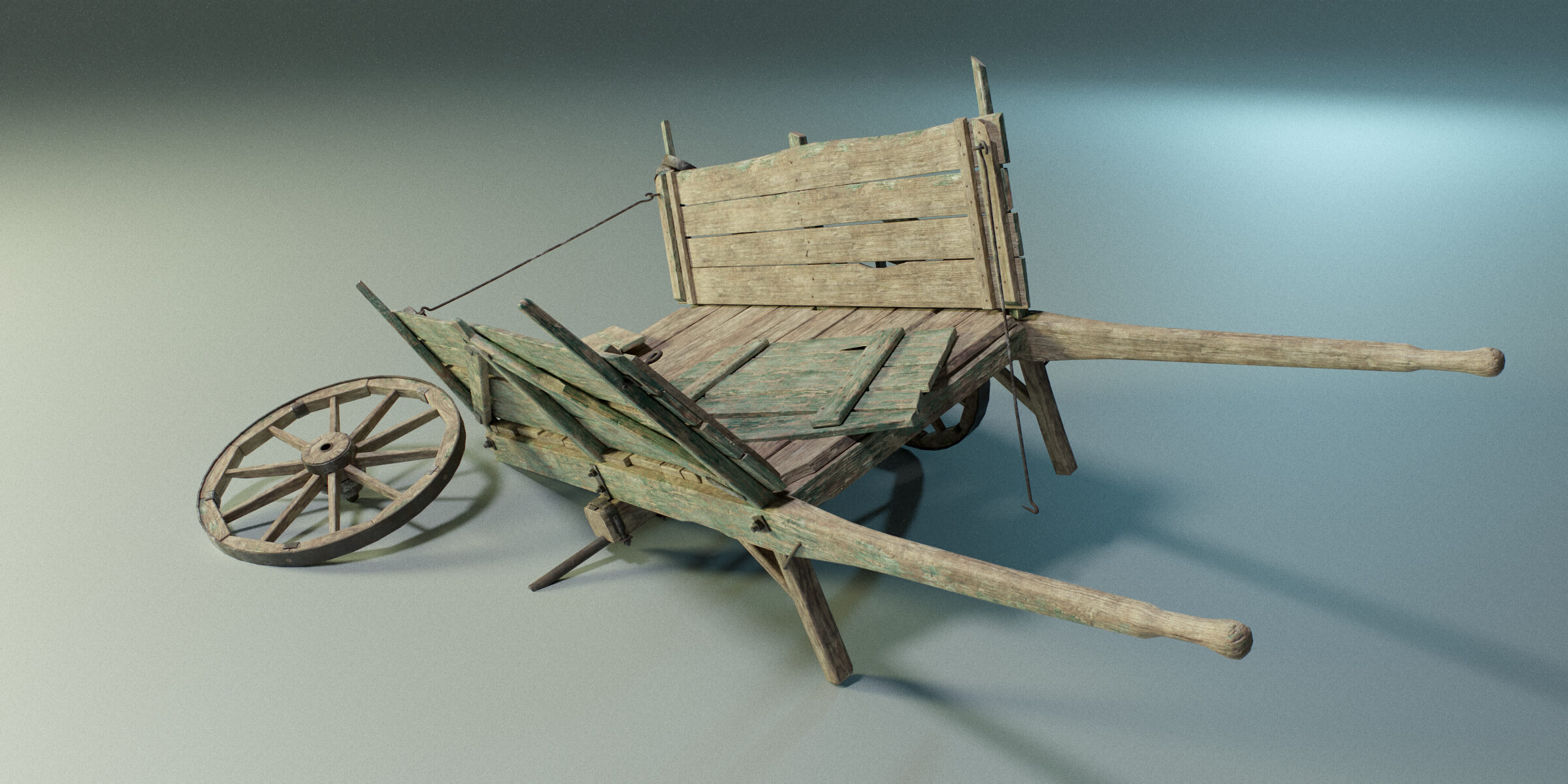 Medieval Carts Pack PBR Game Ready - 3D Model by YuriBarinov