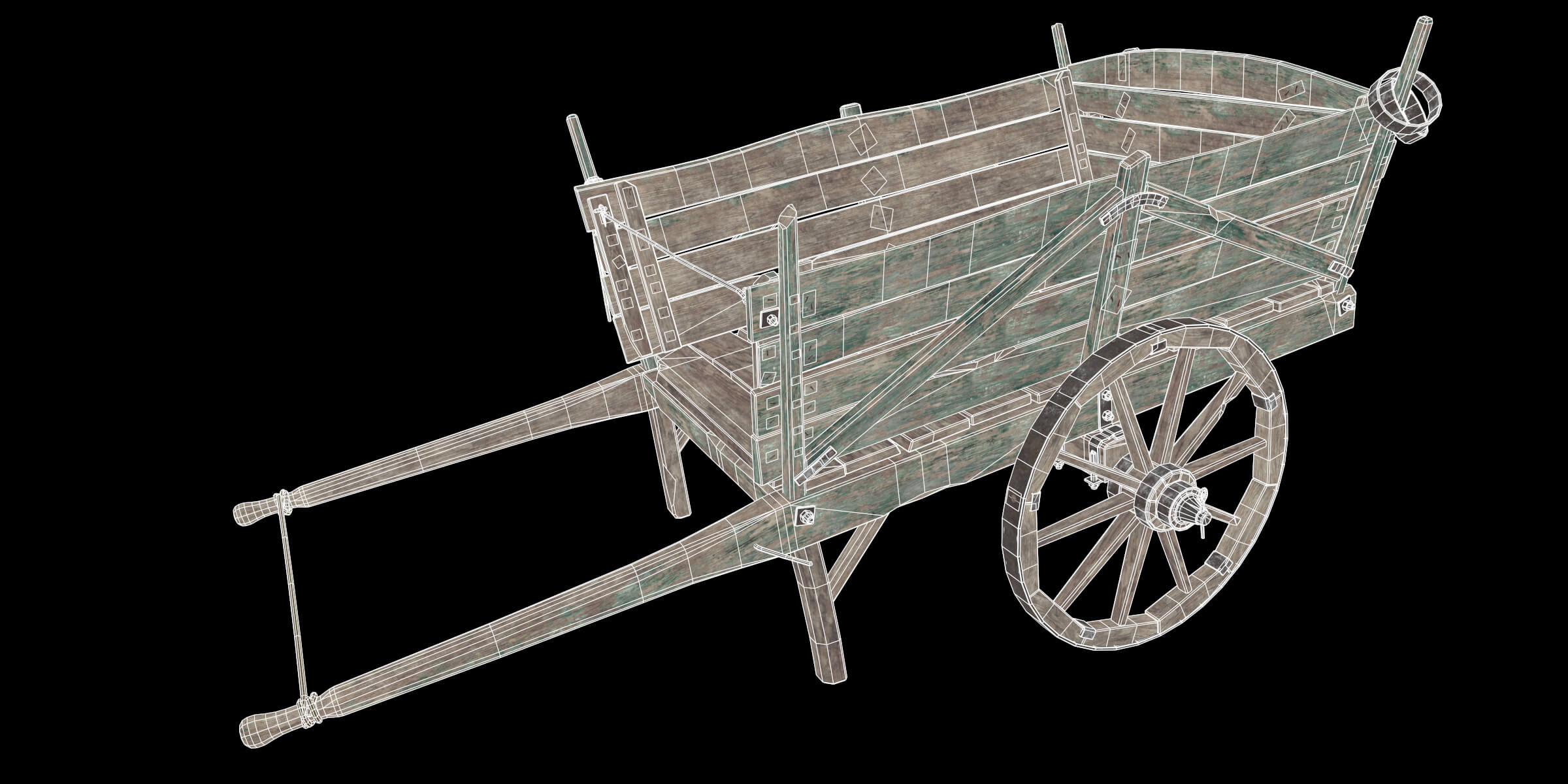 Medieval Carts Pack PBR Game Ready - 3D Model by YuriBarinov