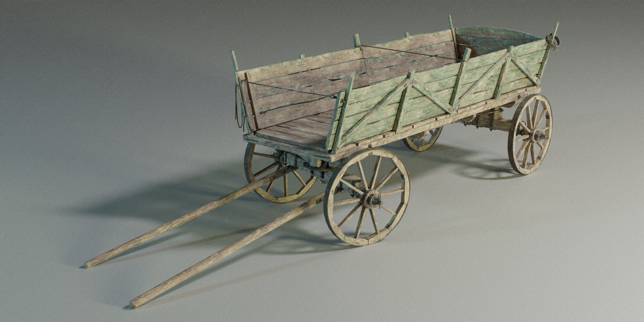Medieval Carts Pack PBR Game Ready - 3D Model by YuriBarinov