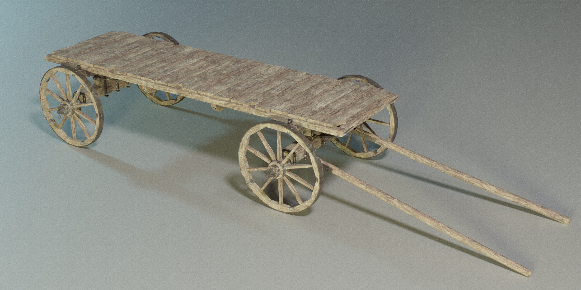 Medieval Carts Pack PBR Game Ready - 3D Model by YuriBarinov