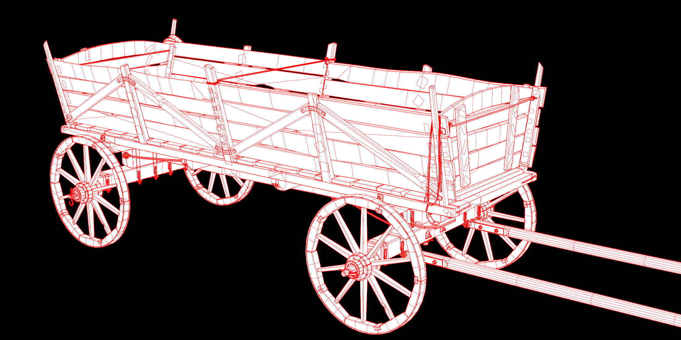 Medieval Carts Pack PBR Game Ready - 3D Model by YuriBarinov