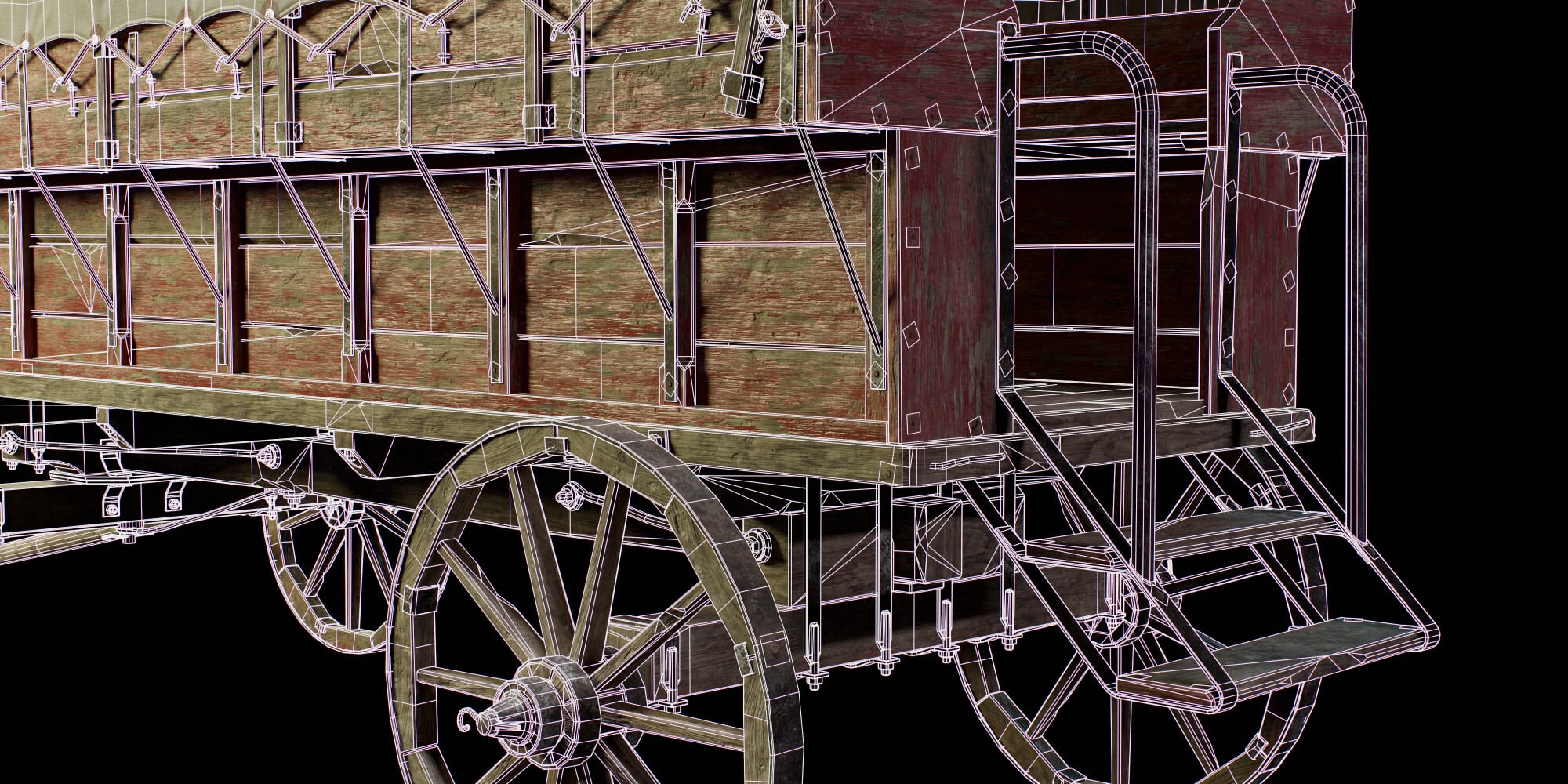 Medieval Carts Pack PBR Game Ready - 3D Model by YuriBarinov