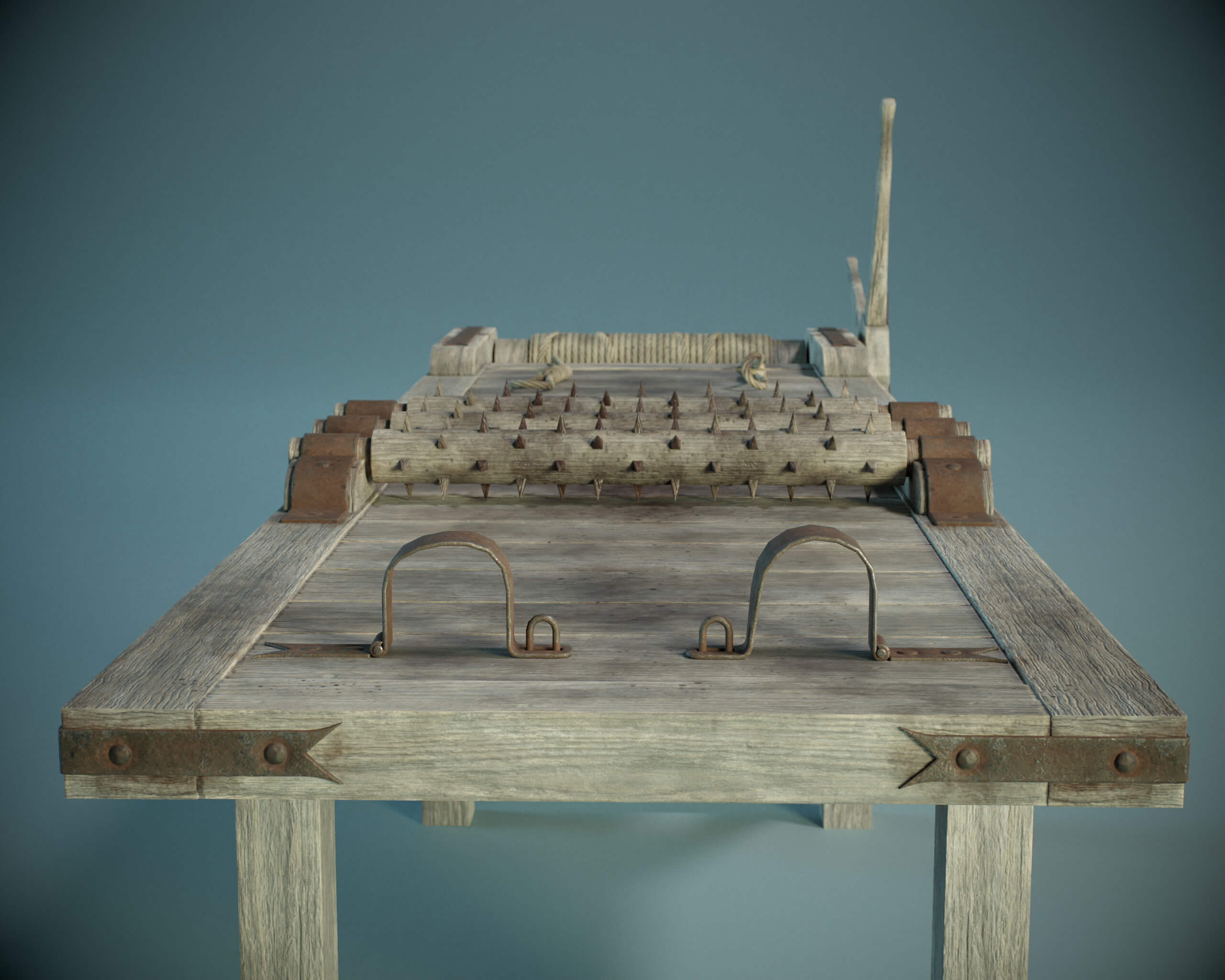 Medieval Torture Rack Pbr Game Ready 3d Model By Yuribarinov