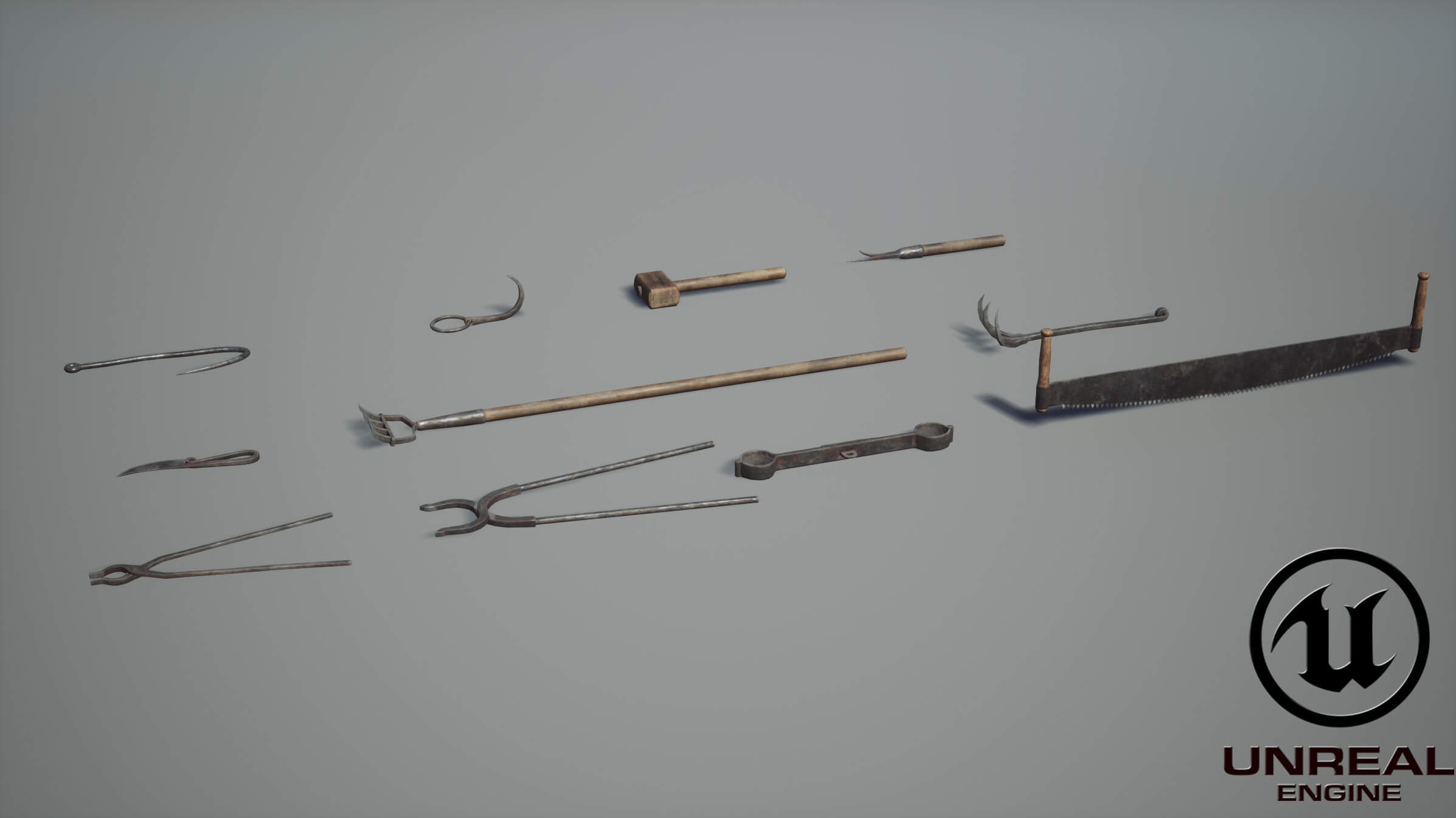 Medieval Torture Tools PBR Game Ready - 3D Model by YuriBarinov