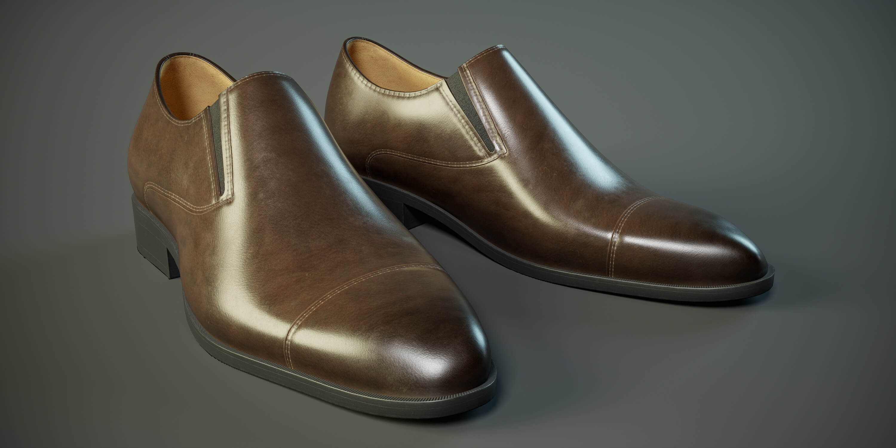 Men's Shoes PBR - 3D Model by YuriBarinov