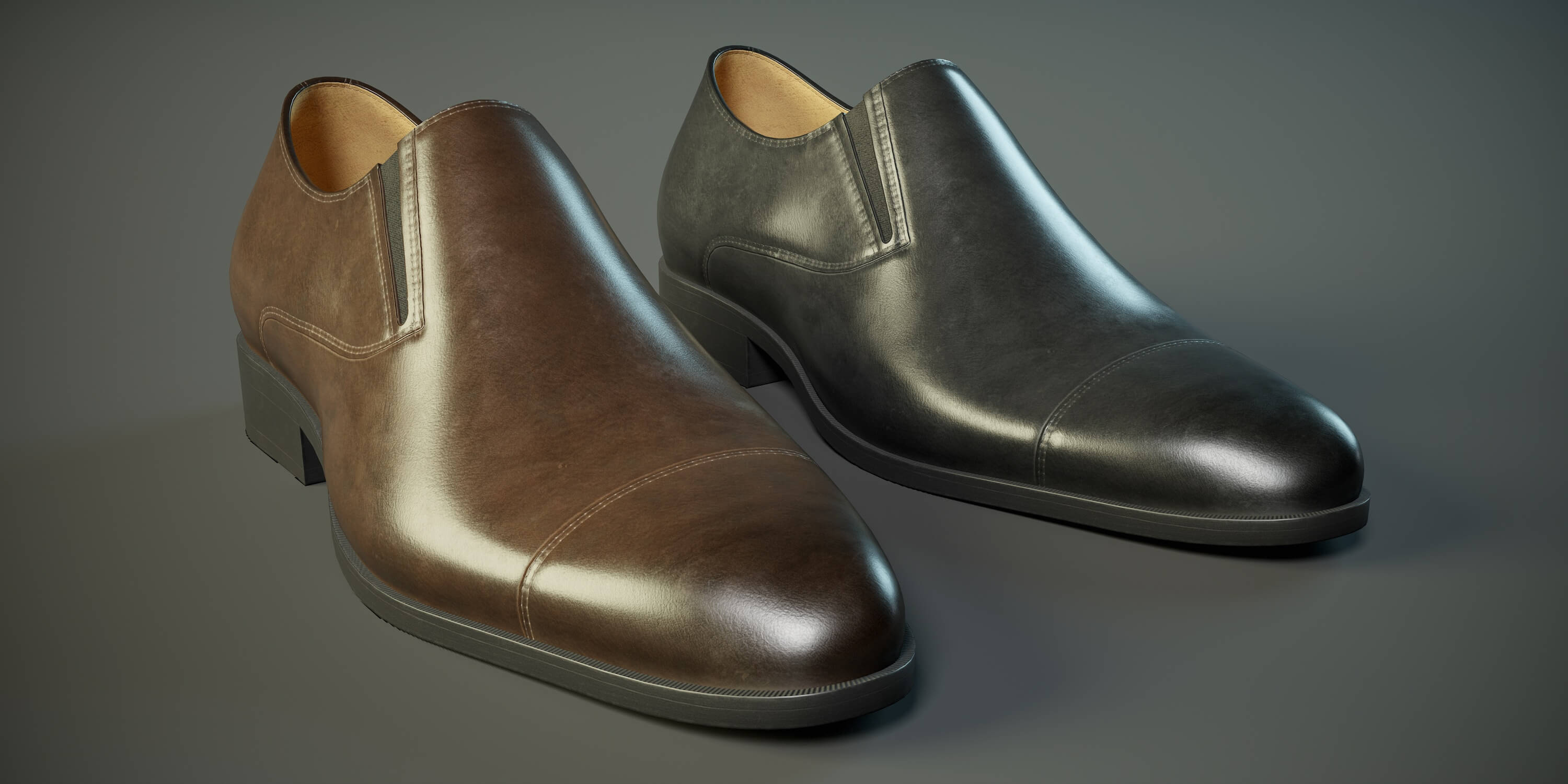 Men's Shoes PBR - 3D Model by YuriBarinov