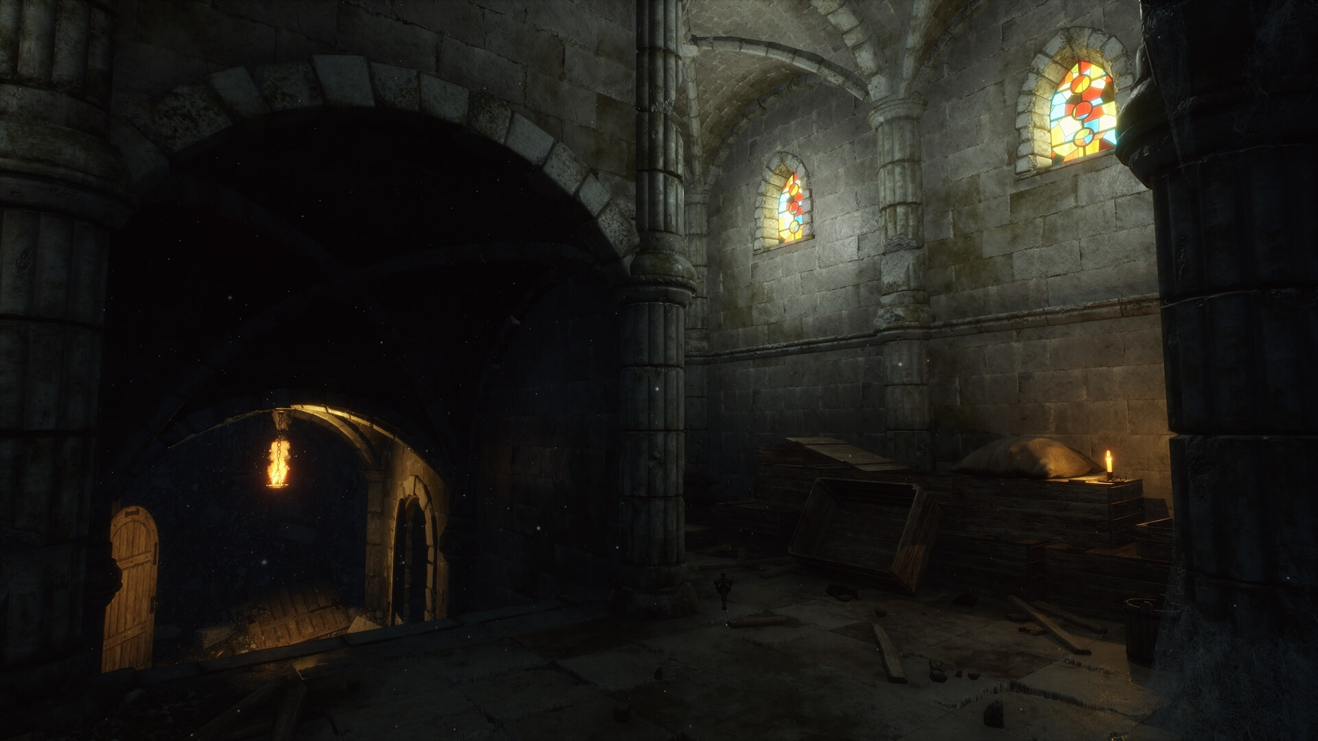 Modular Medieval Dungeon Game Ready - 3D Model by YuriBarinov