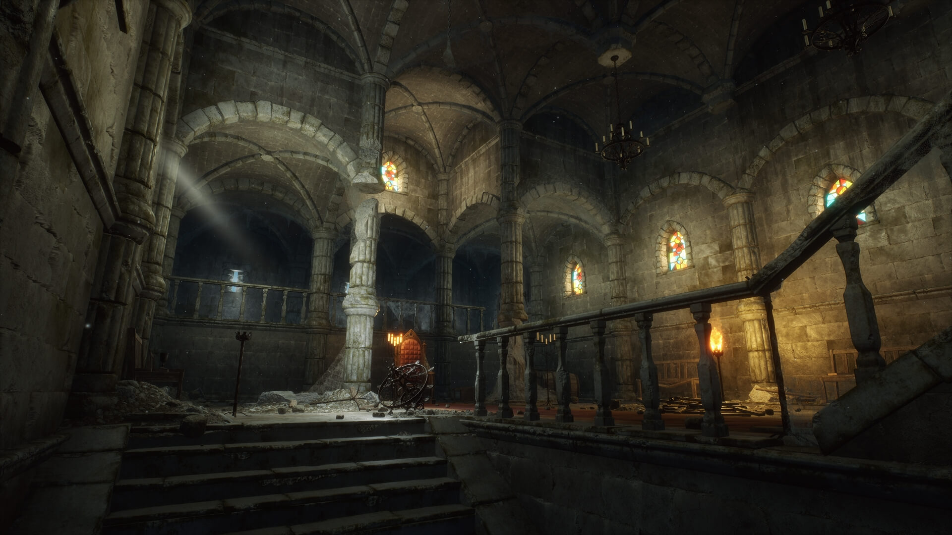 Modular Medieval Dungeon Game Ready - 3D Model by YuriBarinov