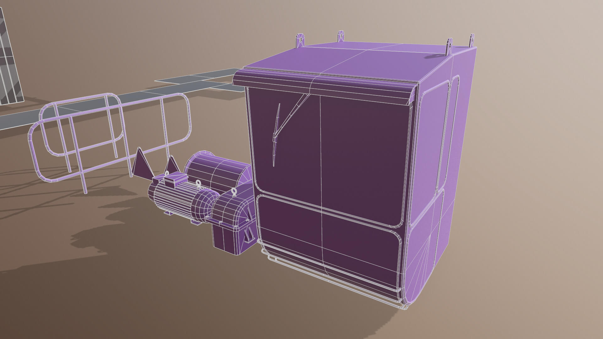 Modular Tower Crane UE4 Unity Game Ready - 3D Model by YuriBarinov