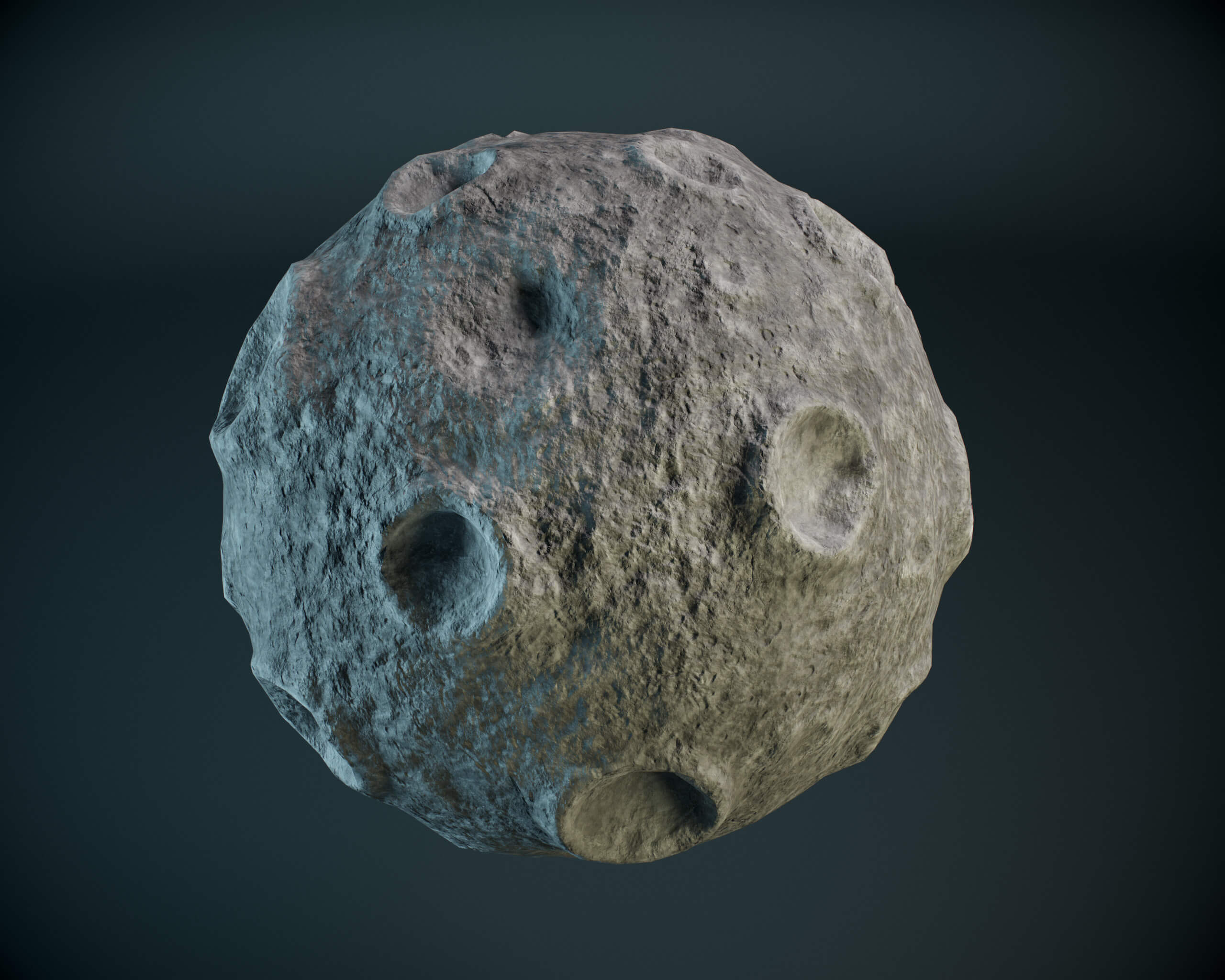Moon - 3D Model by YuriBarinov
