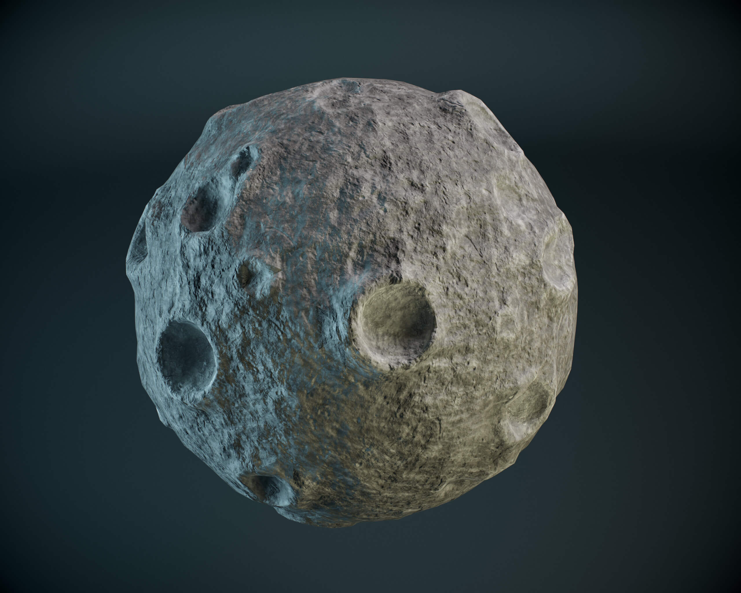Moon - 3D Model by YuriBarinov