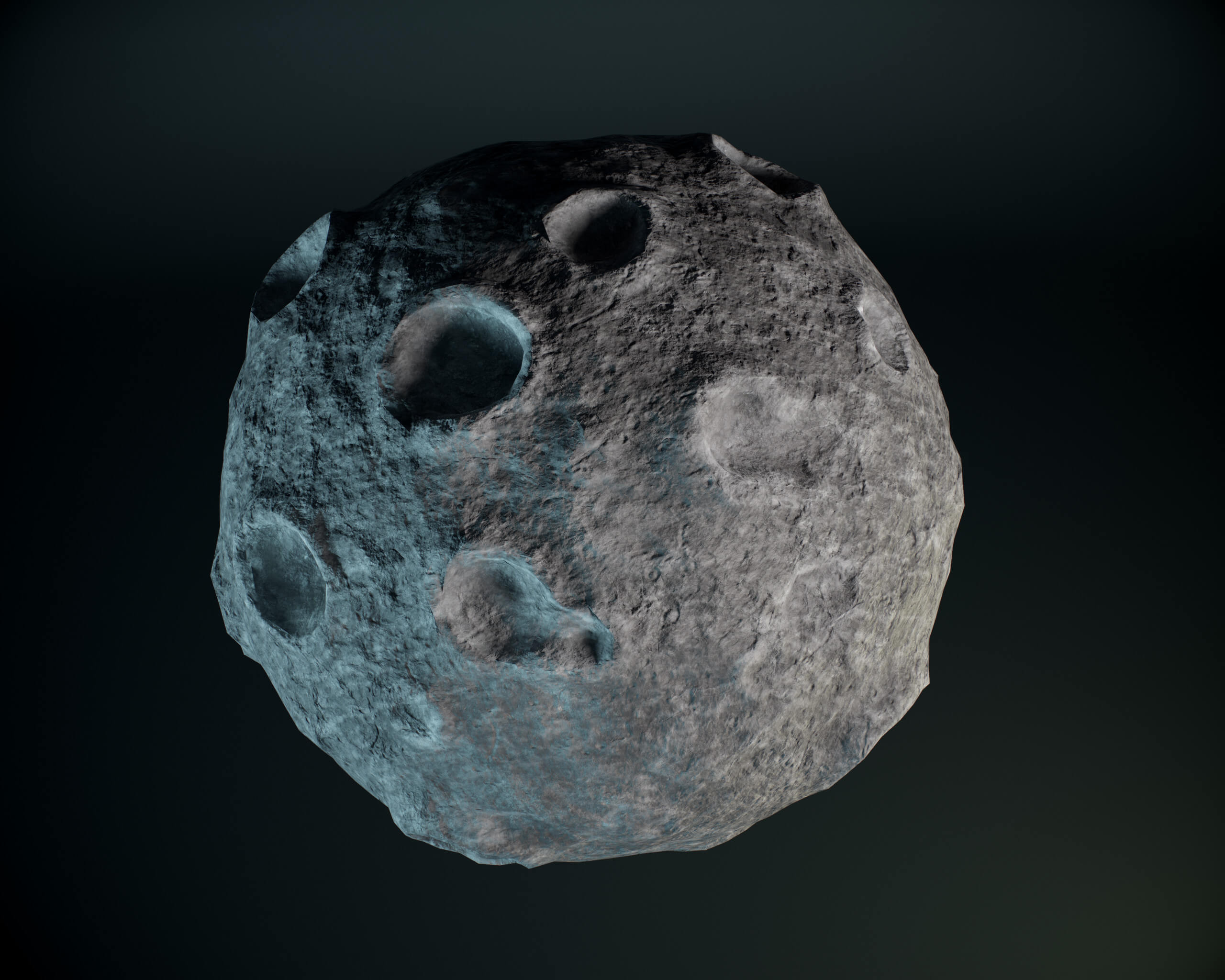 Moon - 3D Model by YuriBarinov