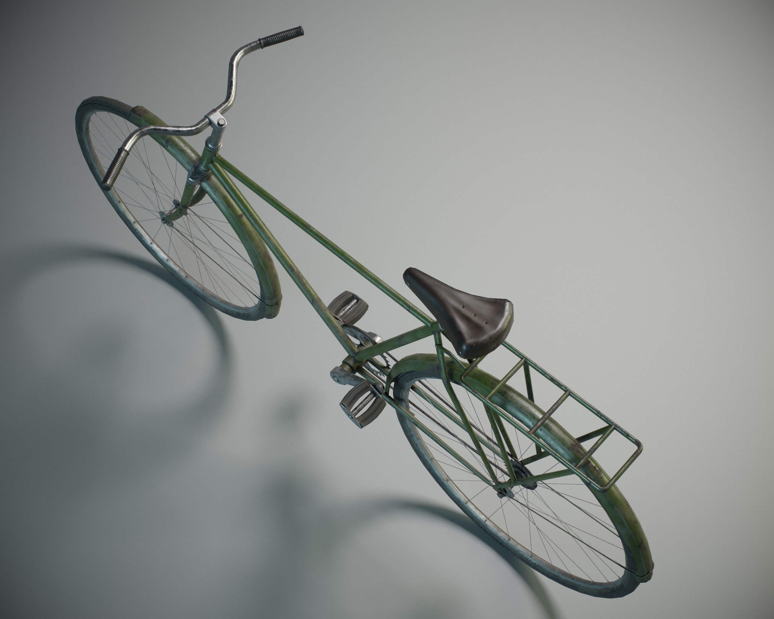 Old Bicycle - 3D Model by YuriBarinov
