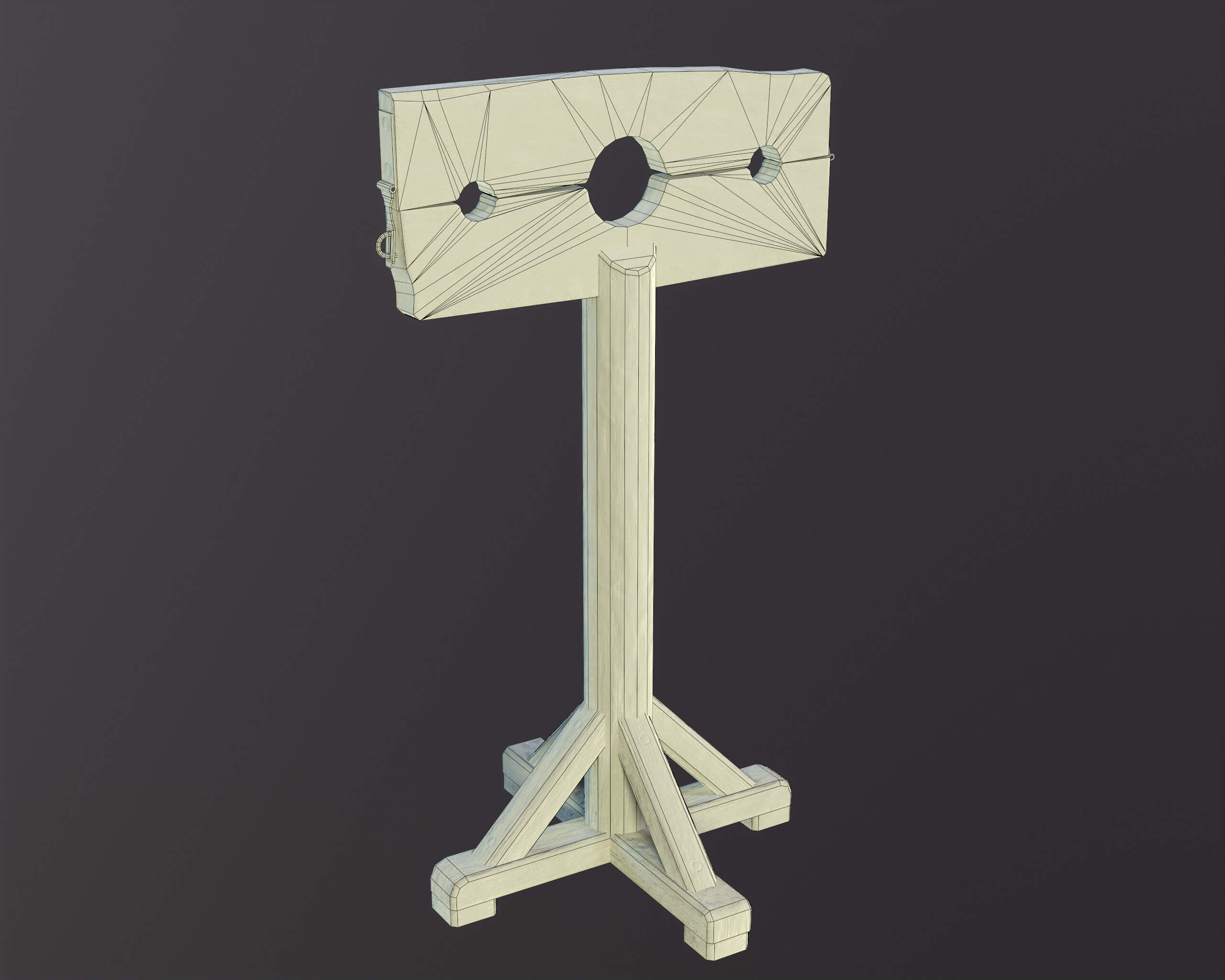 Pillory - 3D Model by YuriBarinov