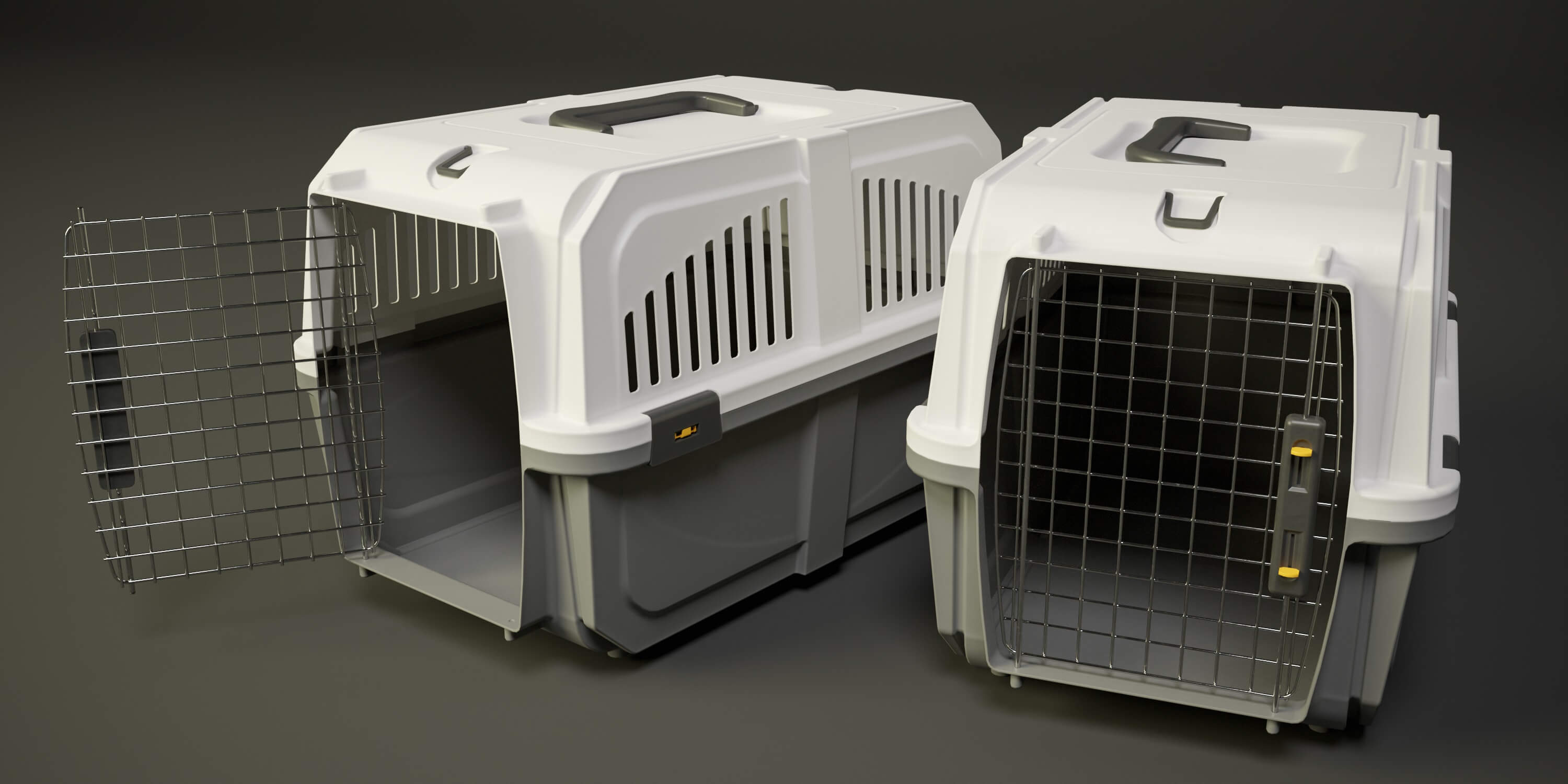 Plastic Pet Carrier PBR - 3D Model by YuriBarinov