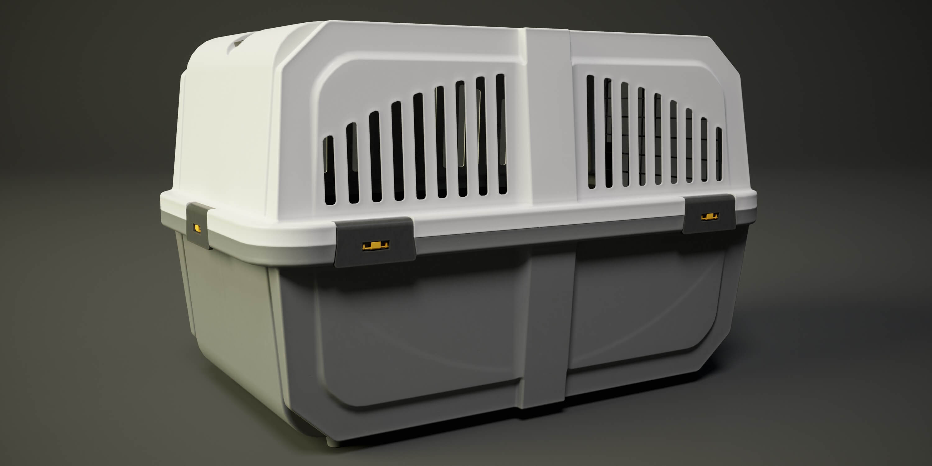 Plastic Pet Carrier PBR - 3D Model by YuriBarinov