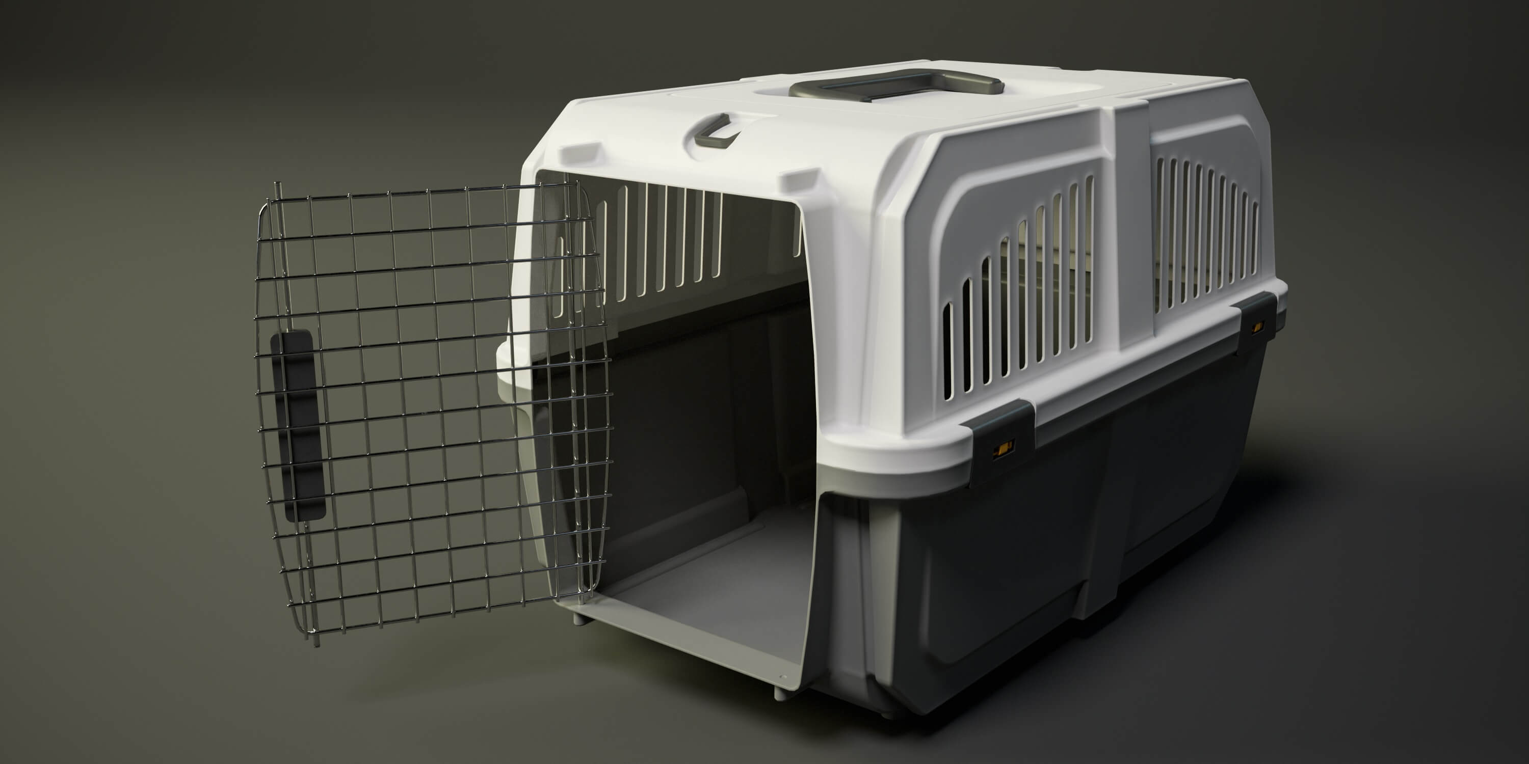 Plastic Pet Carrier PBR - 3D Model by YuriBarinov