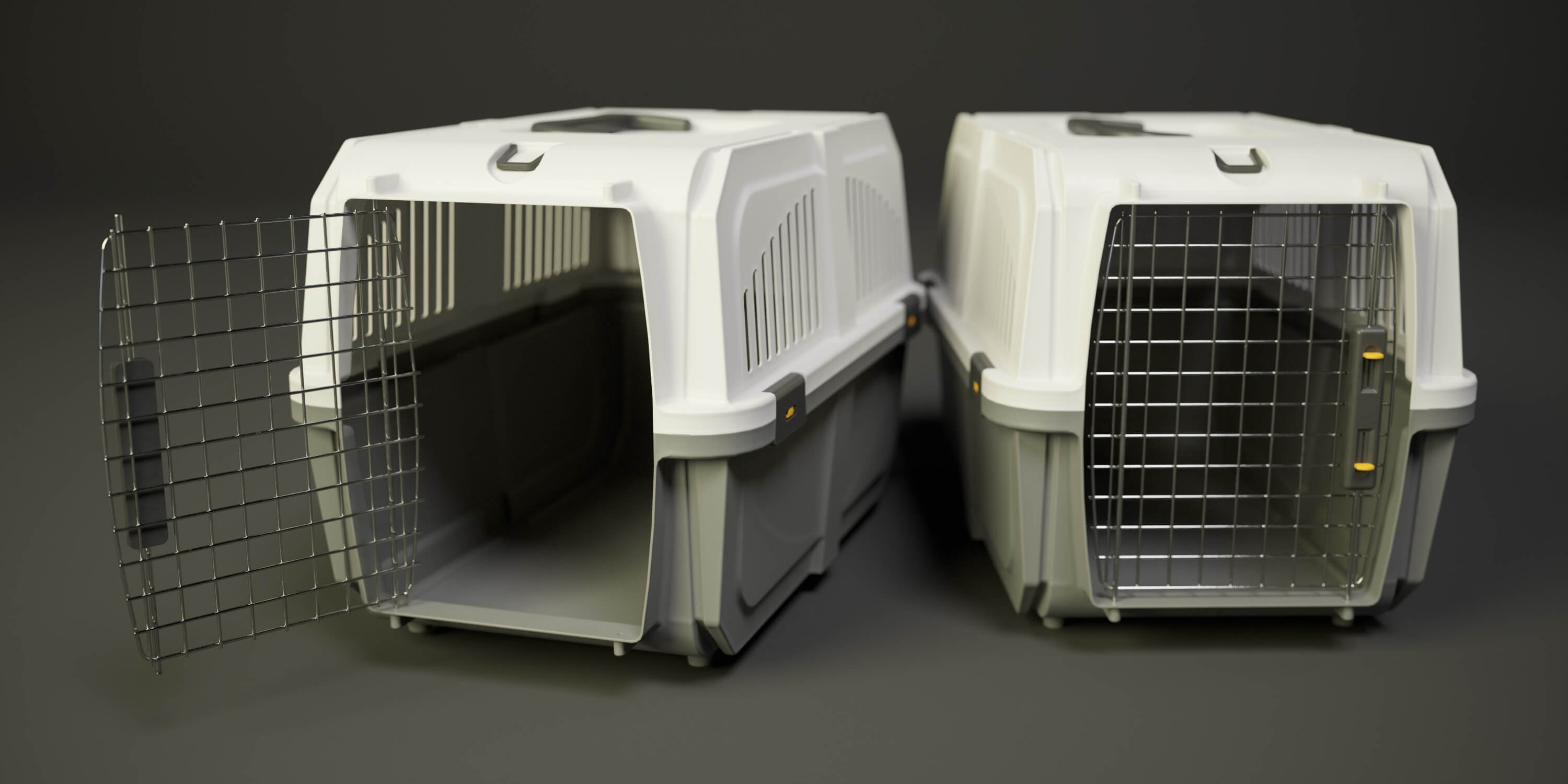 Plastic Pet Carrier PBR - 3D Model by YuriBarinov