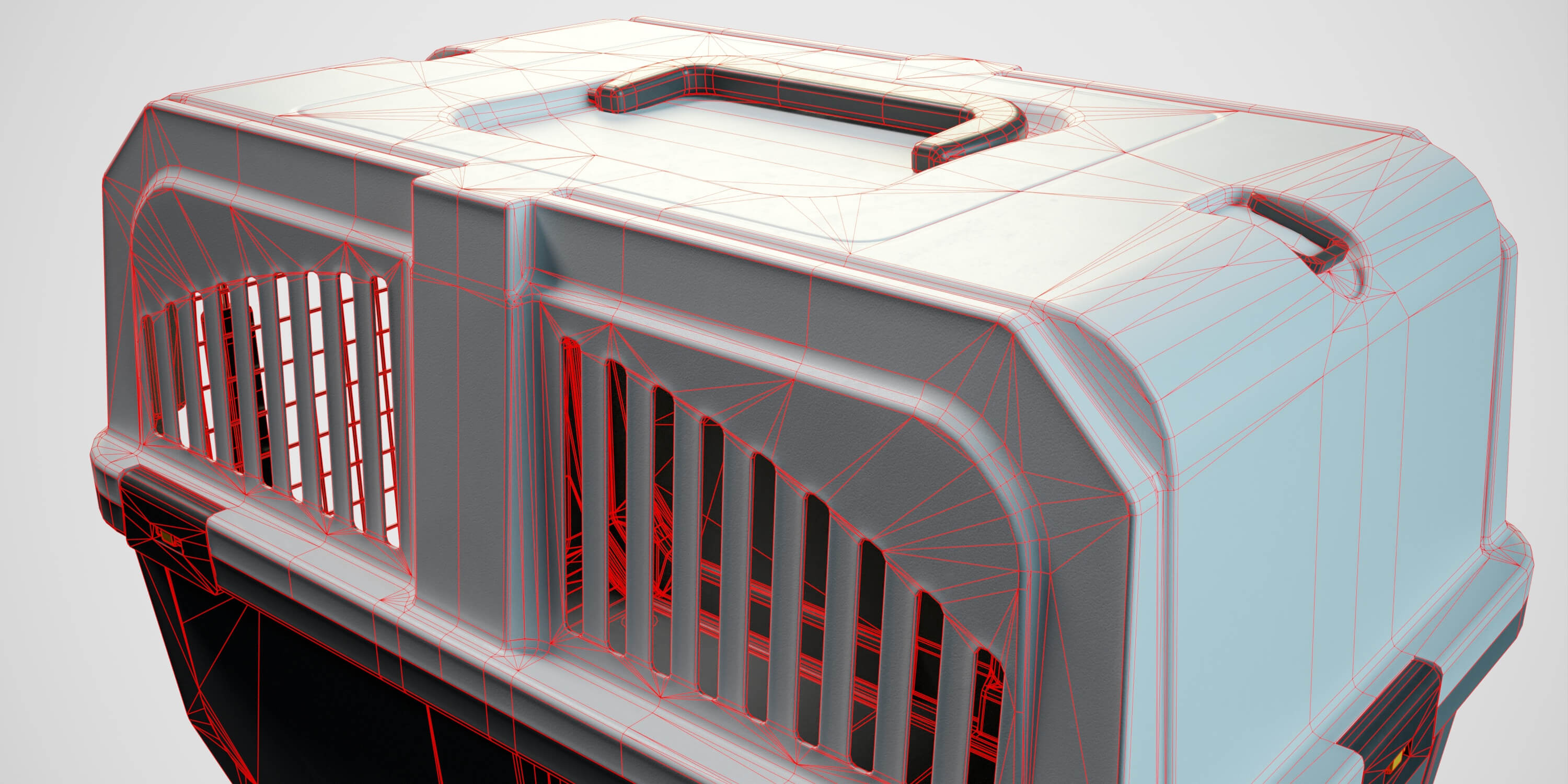 Plastic Pet Carrier PBR - 3D Model by YuriBarinov